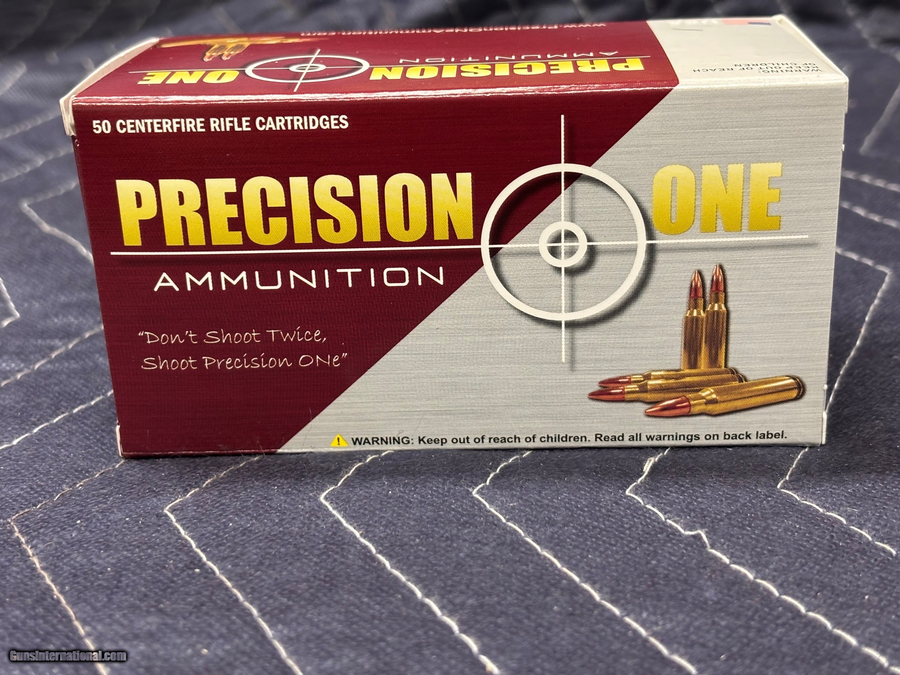 Precision One Ammo 223 Rem 55 gr Brass Case Target Ammo.....500 Rounds ...