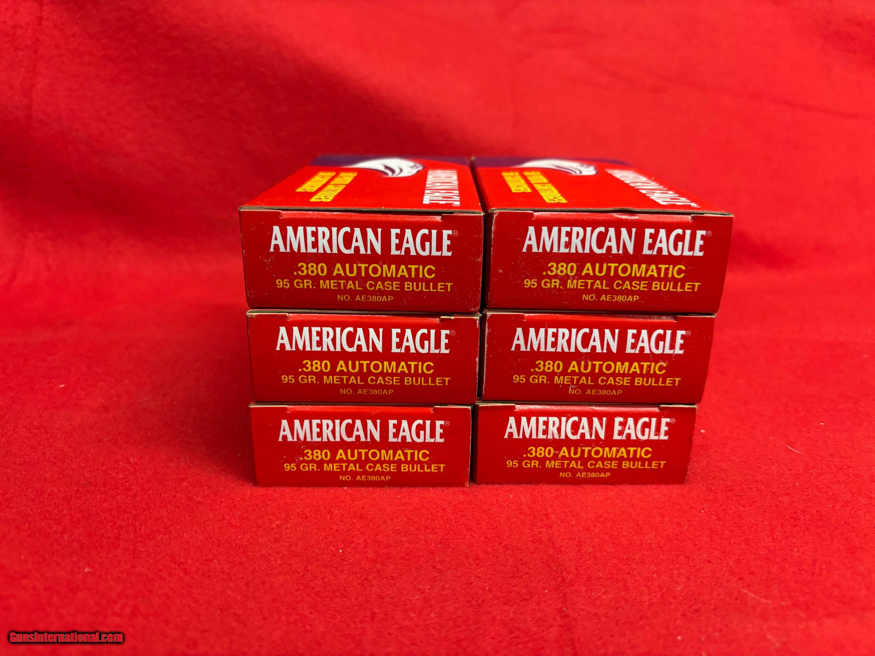 American Eagle .380 ACP 95 GR FMJ RN Ammo.......300 Rounds for sale