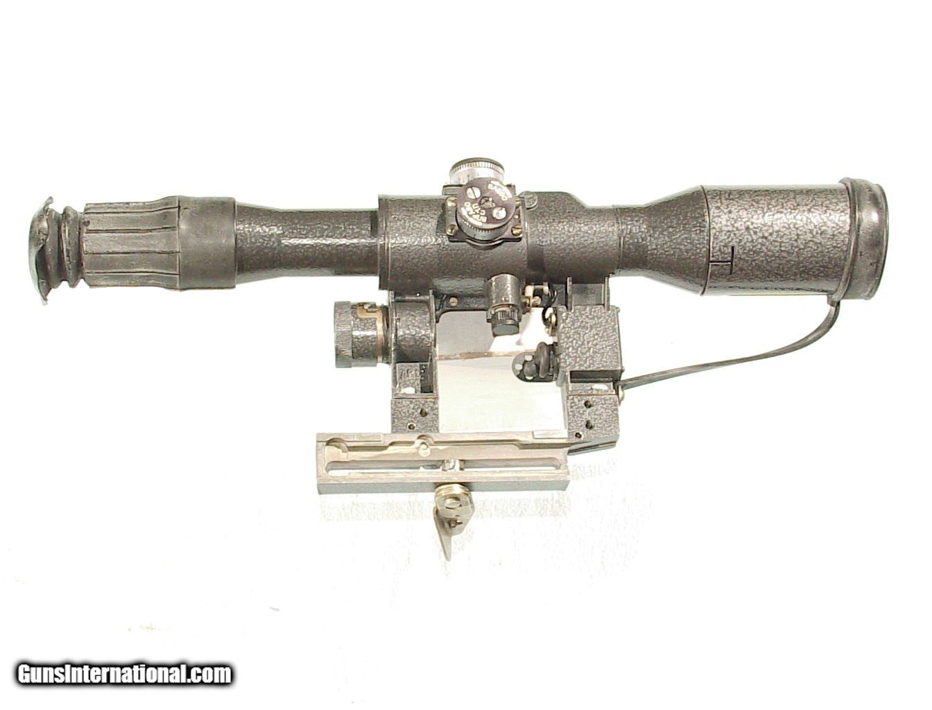 SCOPE & MOUNT FOR THE RUSSIAN DRAGUNOV SNIPER RIFLE