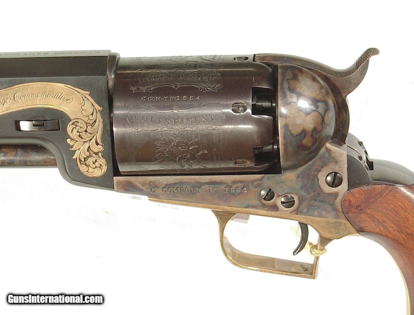 COLT HERITAGE "WALKER" REVOLVER IN IT'S WALNUT PRESENTATION BOX