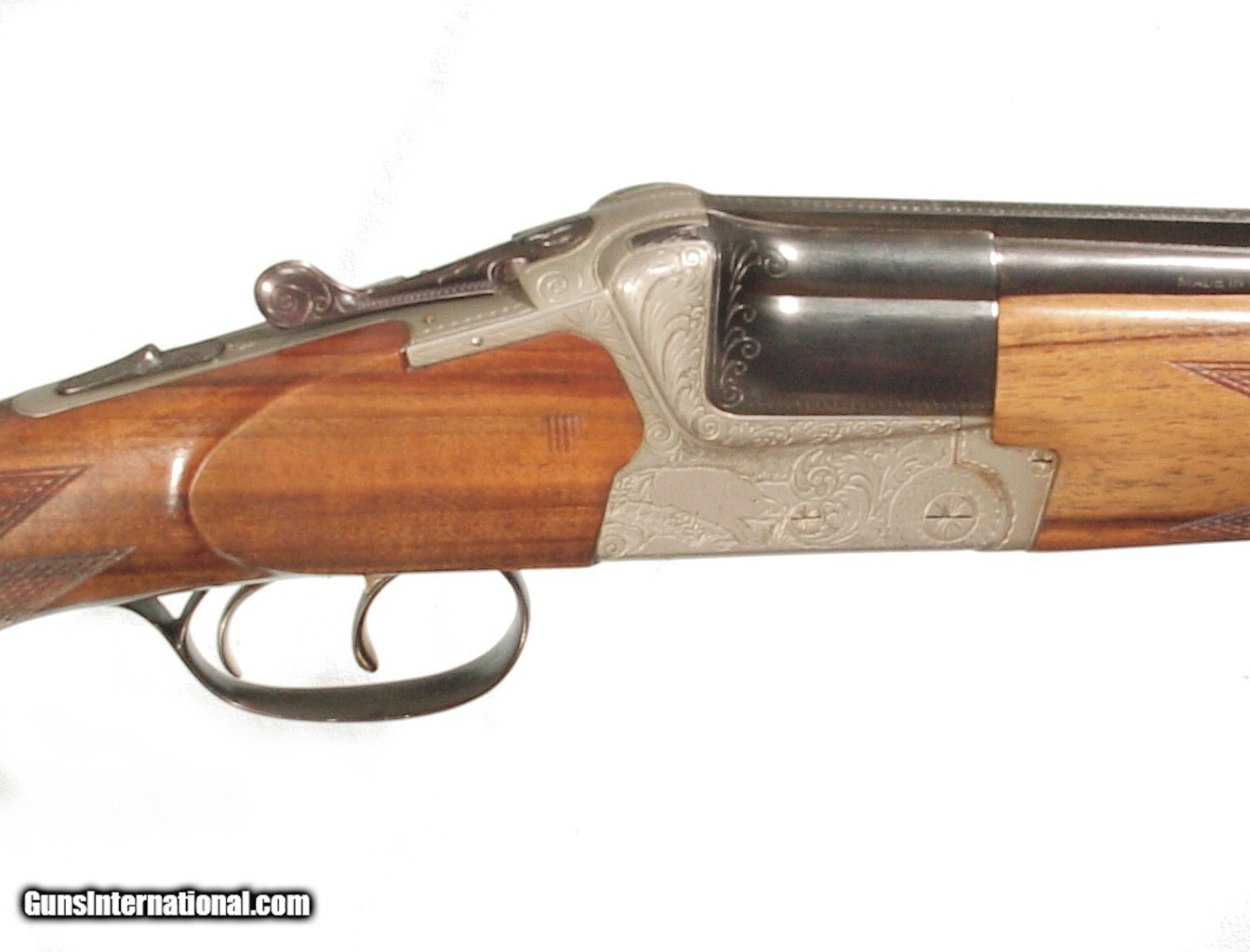 OVER & UNDER DOUBLE RIFLE IN 7X65R CALIBER BY "FREDERICH WILM. HEYM ...