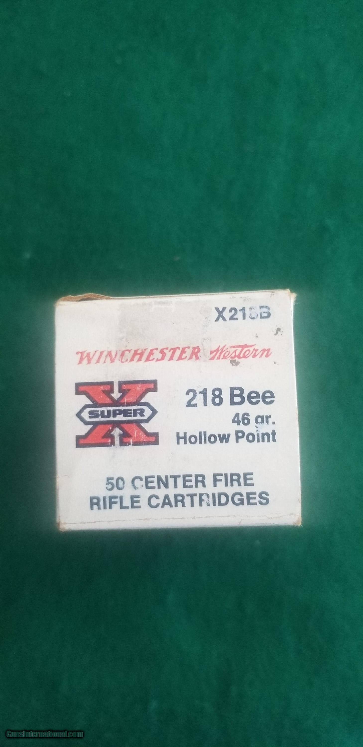 Winchester 218 BEE Full Box