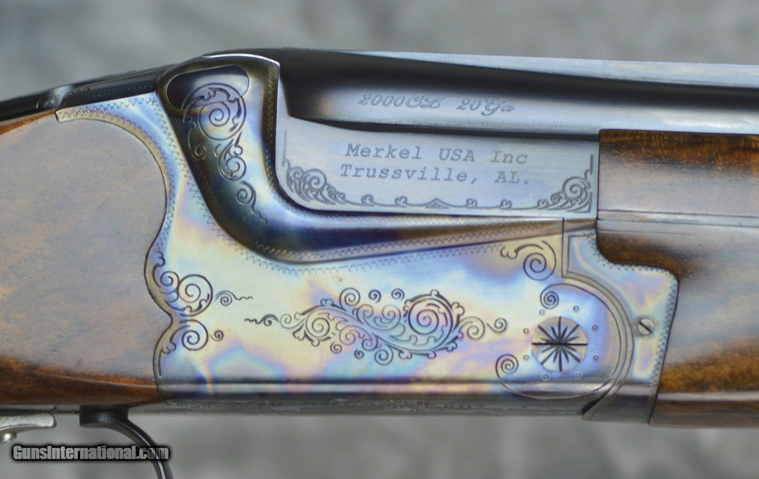 Merkel 2001CL Over Under Game Case Color Hardened 20GA 28" (218)