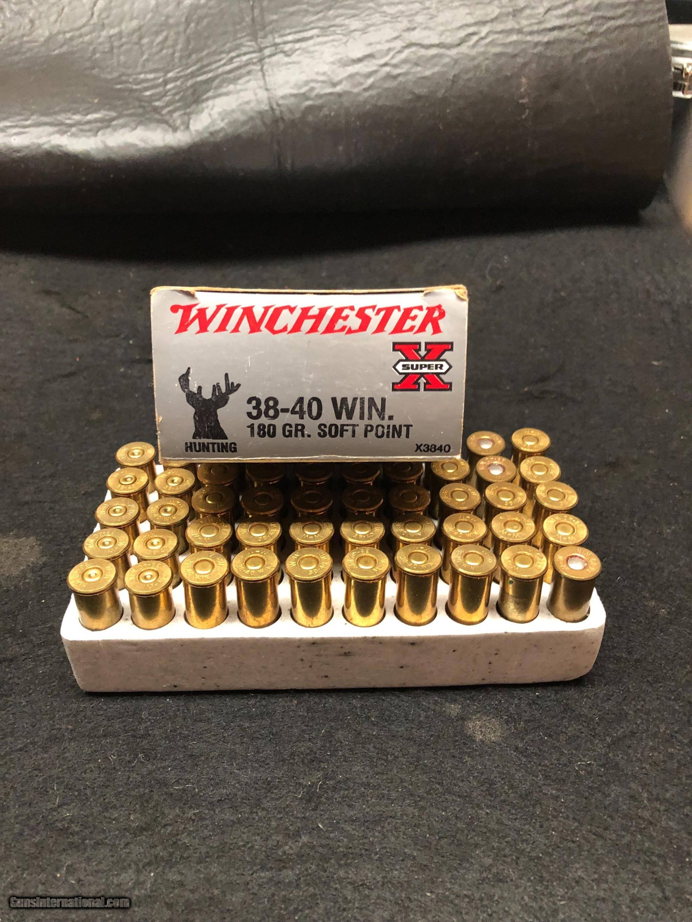 40 Rounds of .38-40 Factory Loads