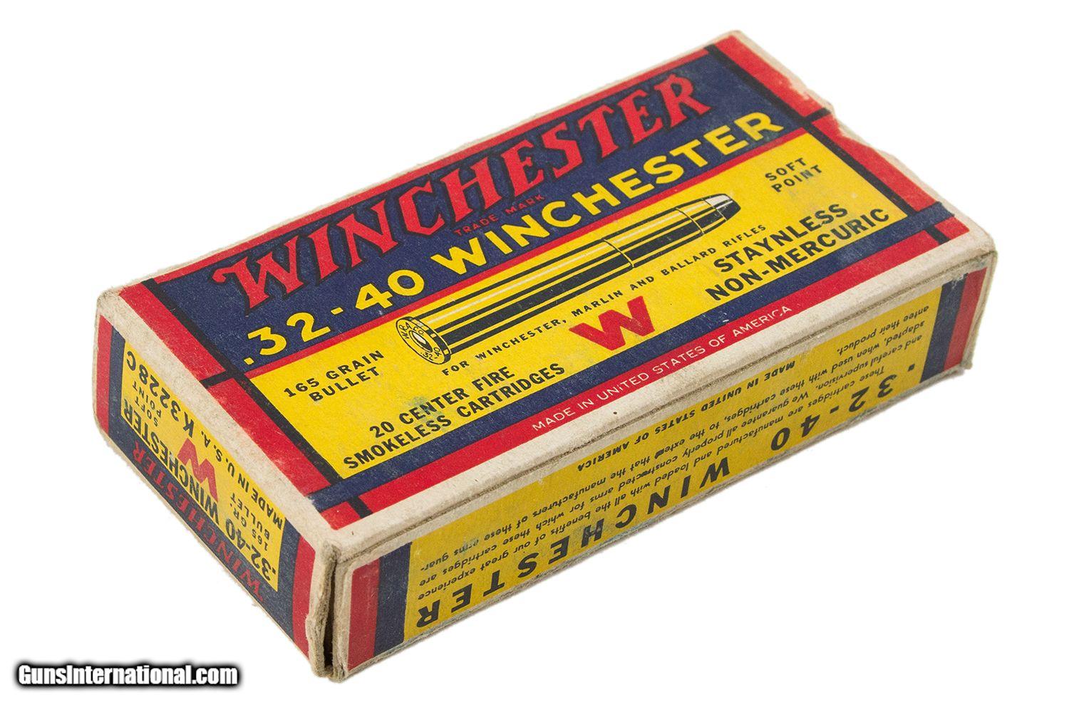 Vintage Winchester 32-40 Ammo