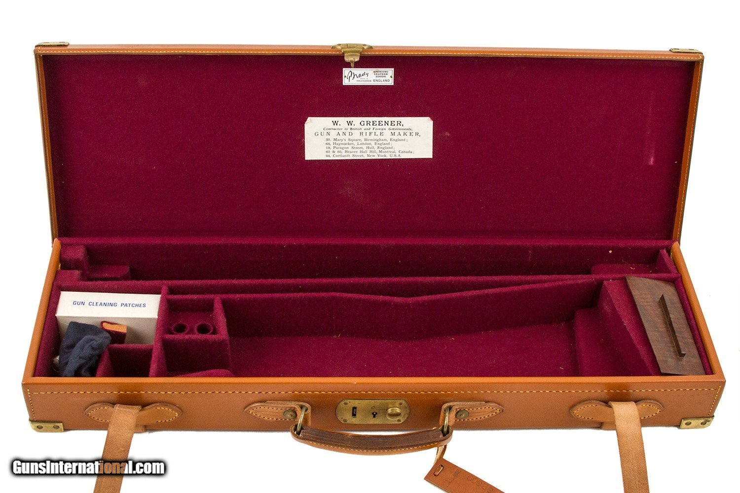 Vintage Brady Leather SXS Case