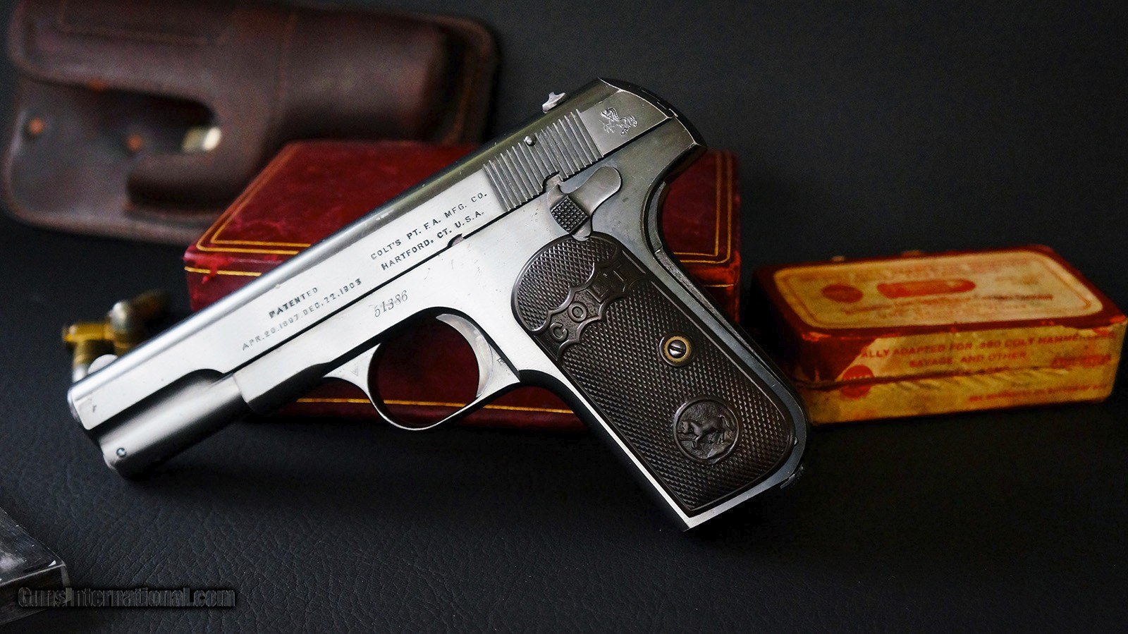 Very Fine Early Production Colt Model 1903 Type 1 Pocket Hammerless