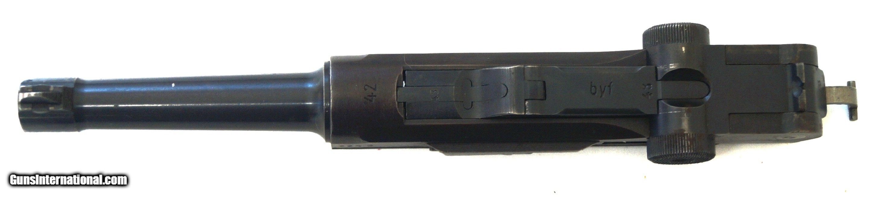 42 BYF "BLACK WIDOW" MILITARY GERMAN LUGER RIG for sale