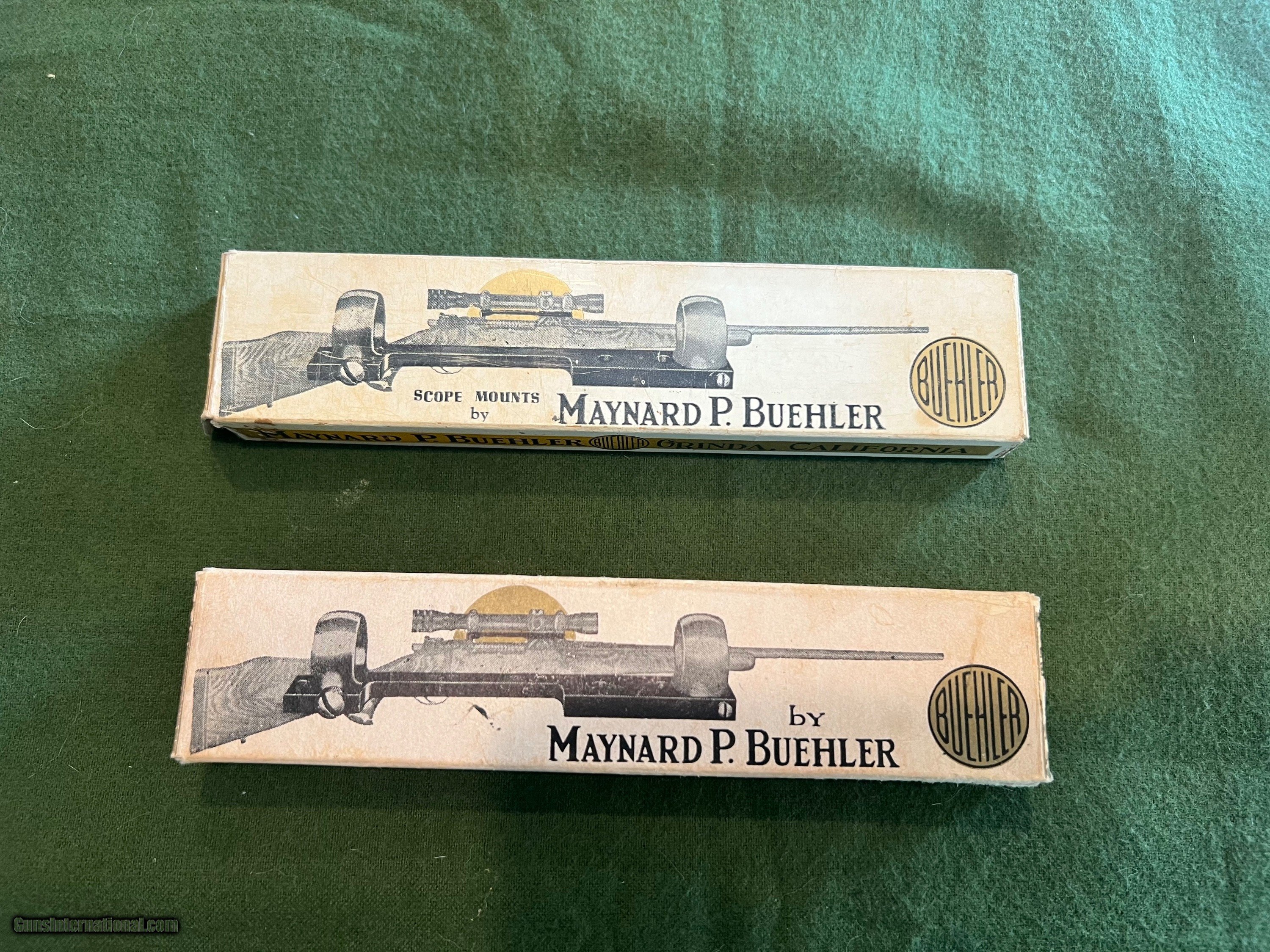 Vintage Scope Mounts Redfield/Buehler for Mauser, Winchester, Remington ...