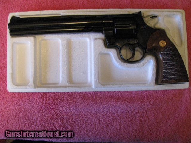 COLT PYTHON 38 SPECIAL TARGET 8 INCH BARREL IN BOX AS NEW
