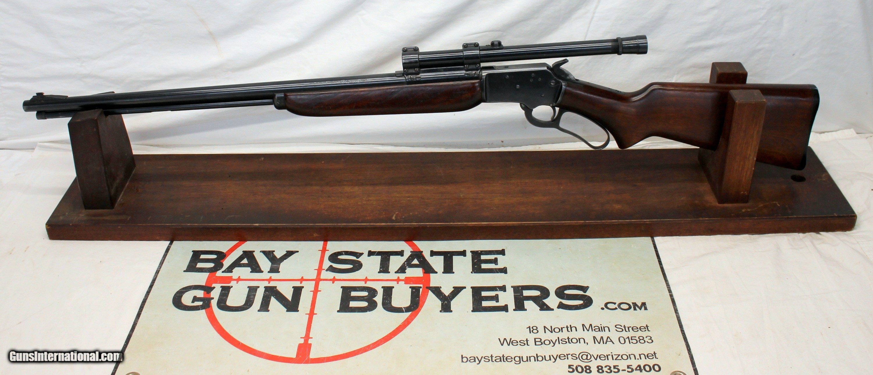 1946 MARLIN Model 39A Lever Action Rifle .22 S L LR vintage