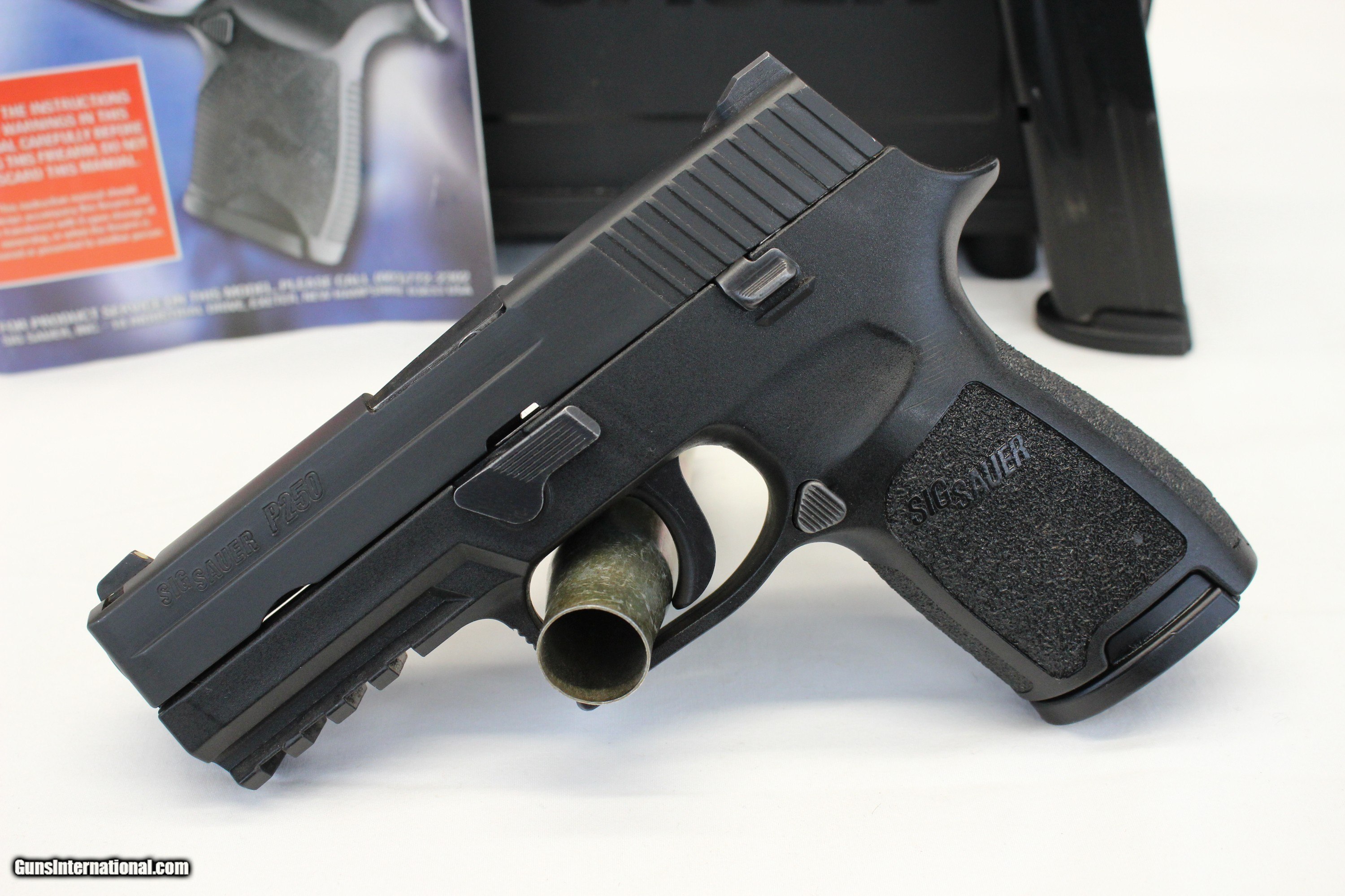 Sig Sauer P250 semi-auto pistol .45ACP Box & Manual DAO