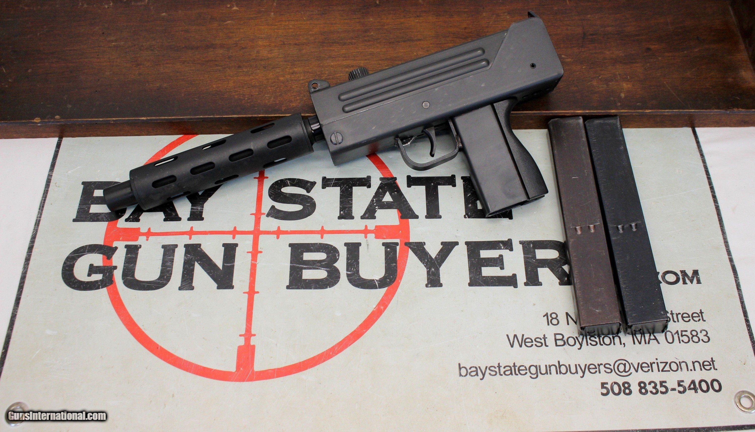 vintage Cobray (RPB) MAC-10 semi-auto pistol 9mm M10 OPEN BOLT