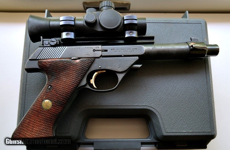 HIGH STANDARD 104 CUSTOM SUPERMATIC TROPHY, 22LR