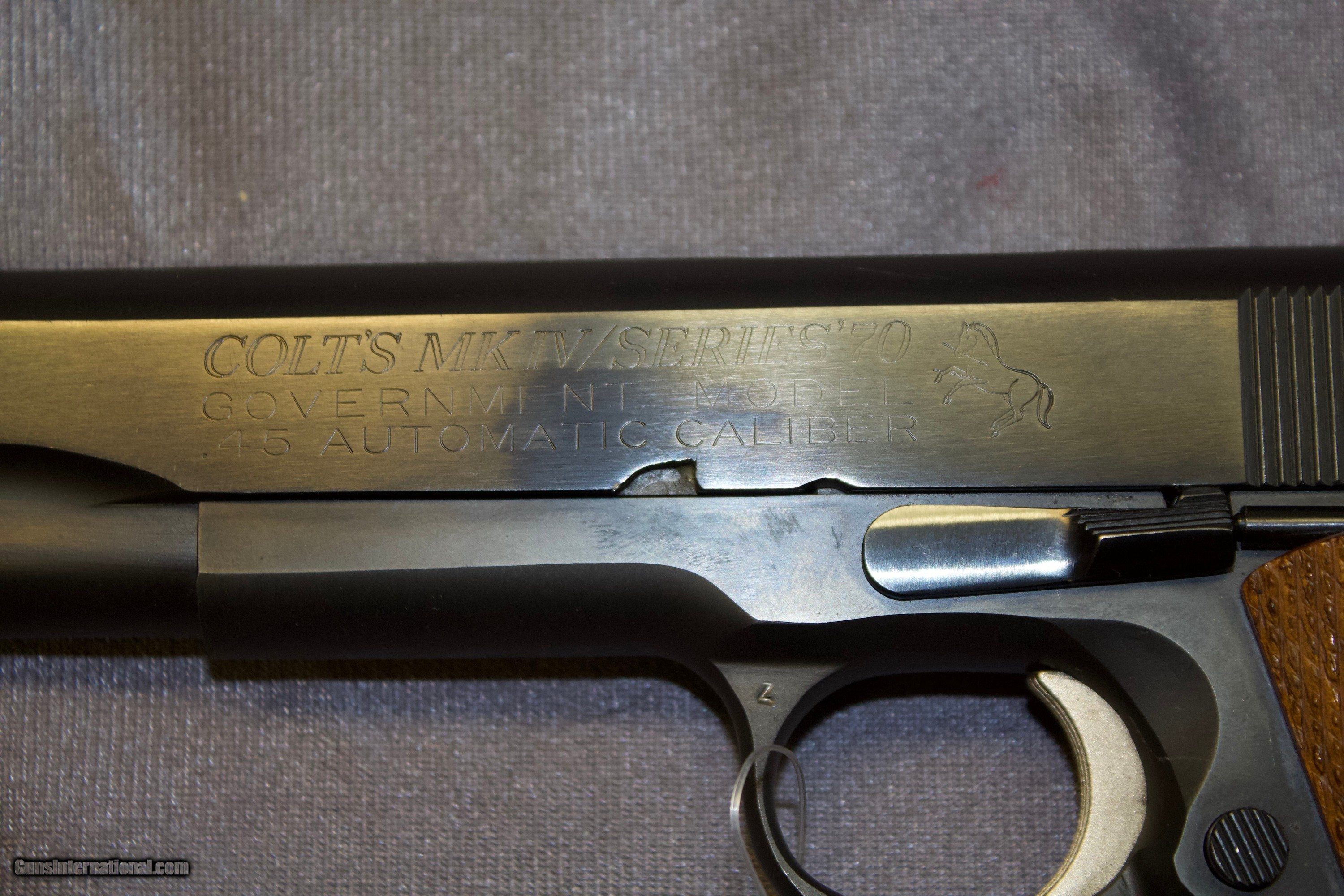 Colt Government Model, .45acp