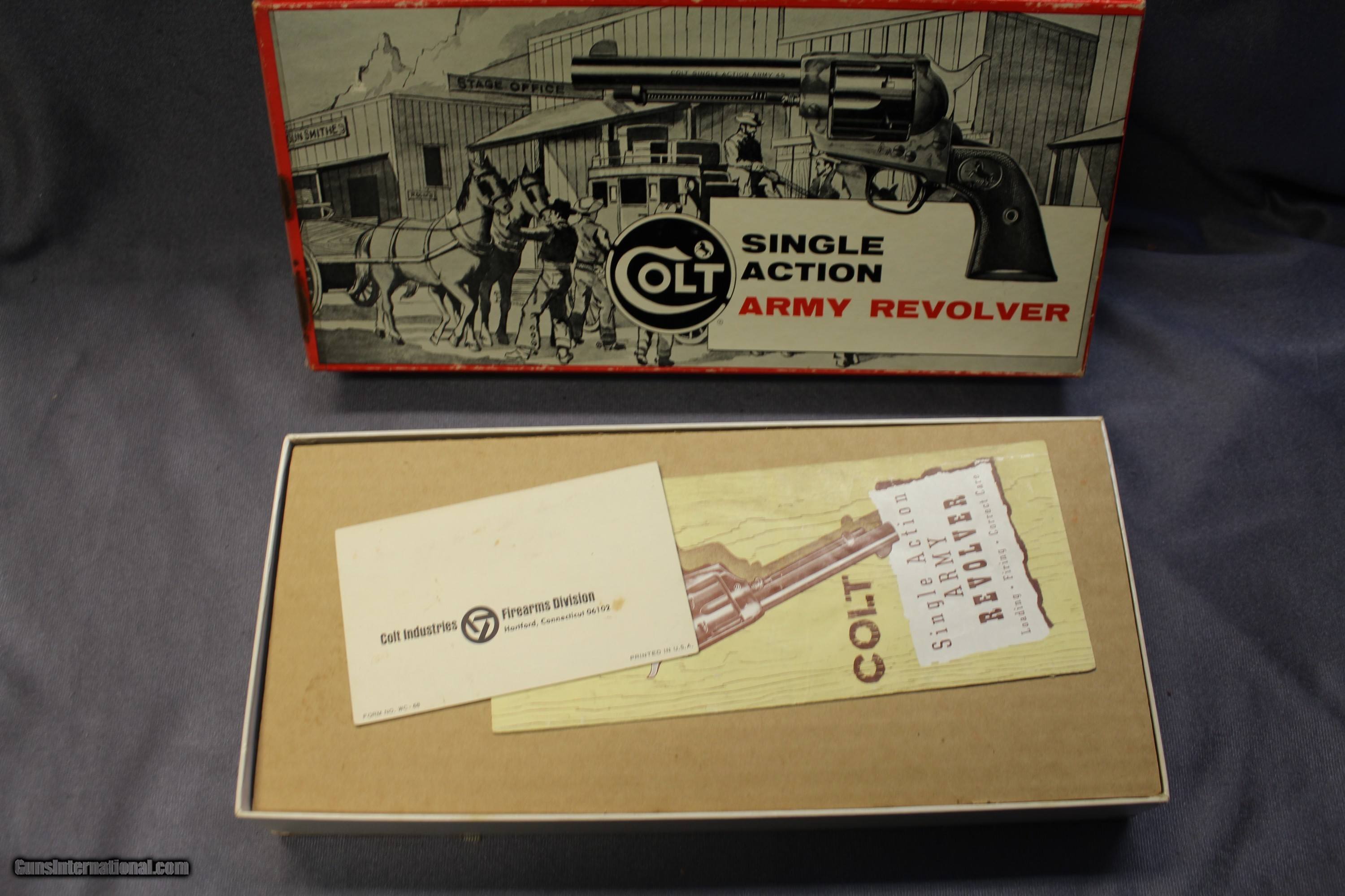 Colt Single Action Army, .357 Mag, 5-1/2", 2nd Gen., Stage Coach Box