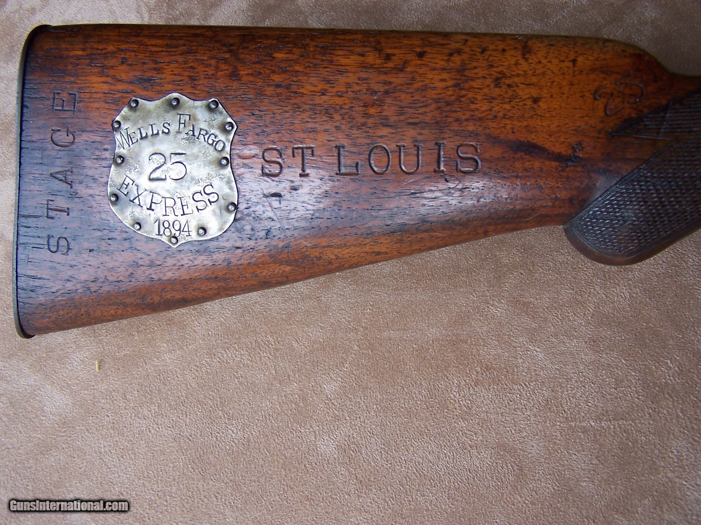 Wells Fargo Belgium Double Barrel 12 GA. Stage Coach Shotgun