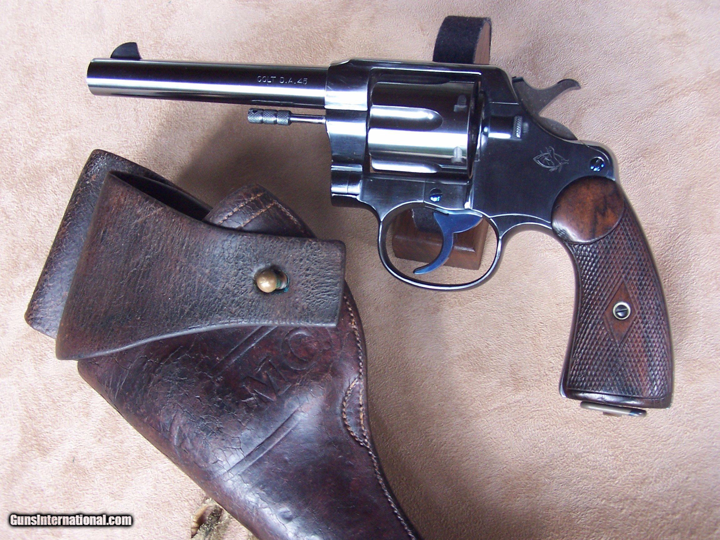 Very Rare Colt United States Marine Corps New Service 1909 D.A. 45 Colt ...