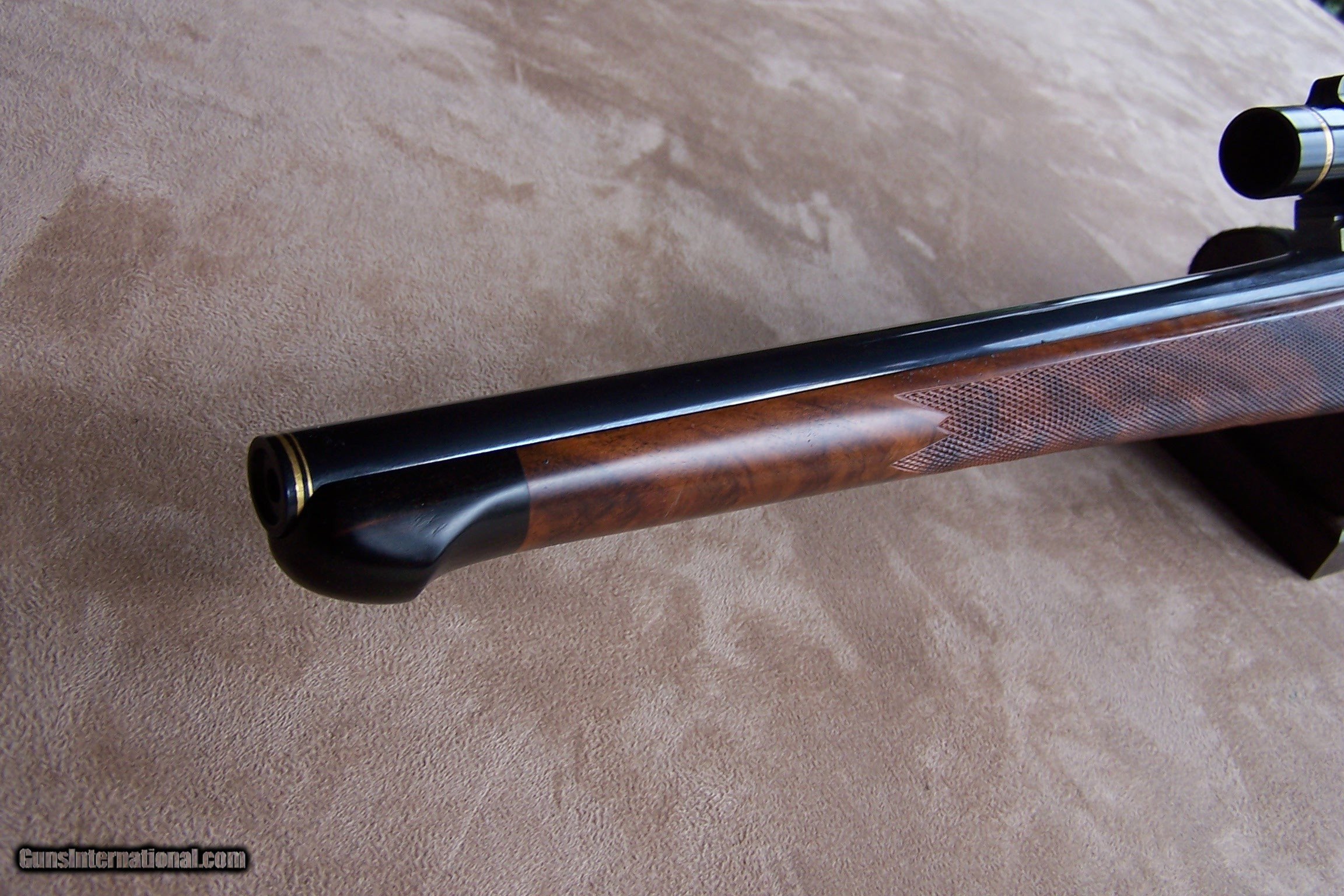Custom made Ruger full stock falling block single shot .22 caliber ...