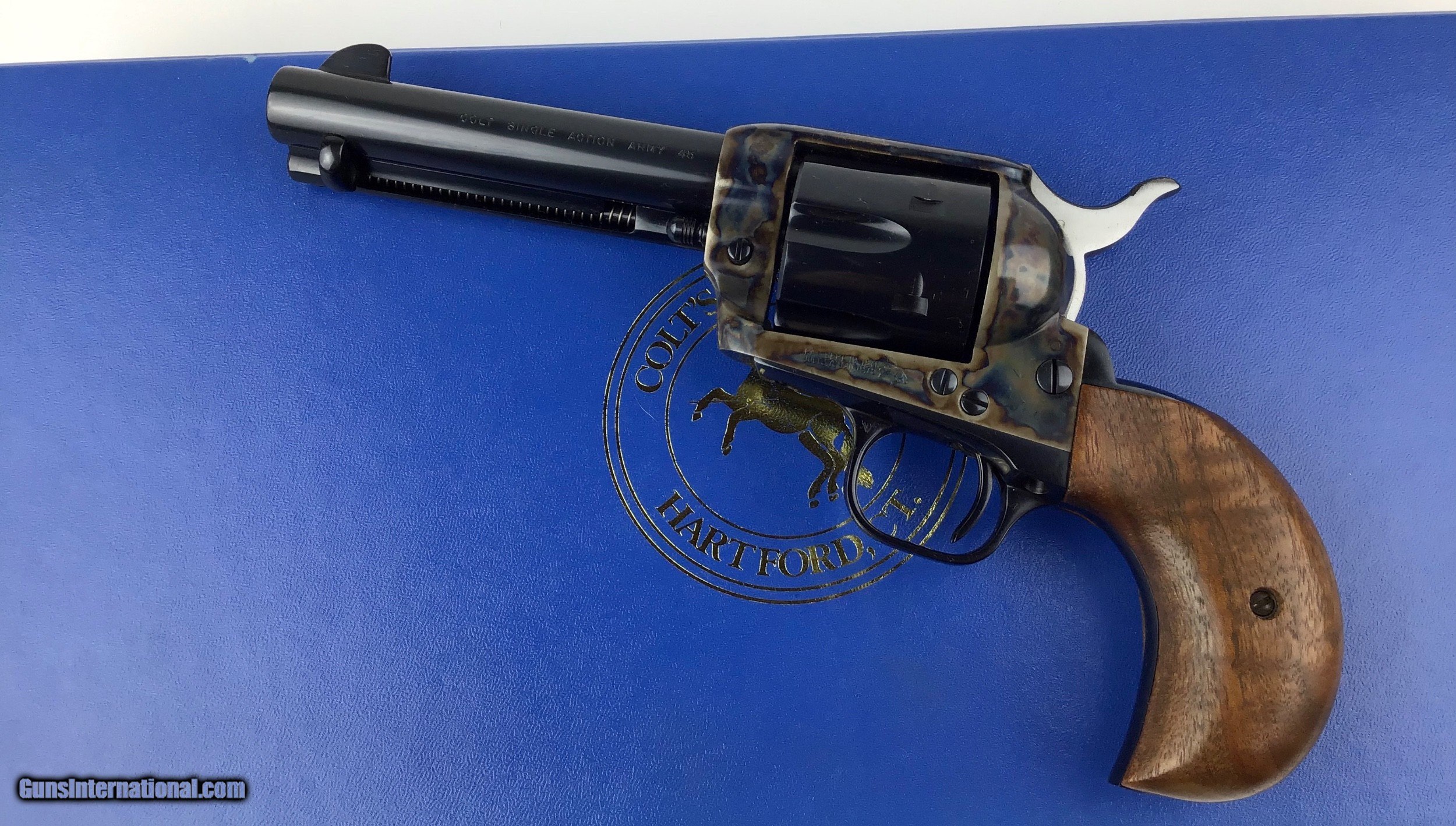 Colt SAA, Custom Shop, 3rd Gen. 4 3/4”, 45 Colt, Rare factory Birdshead ...