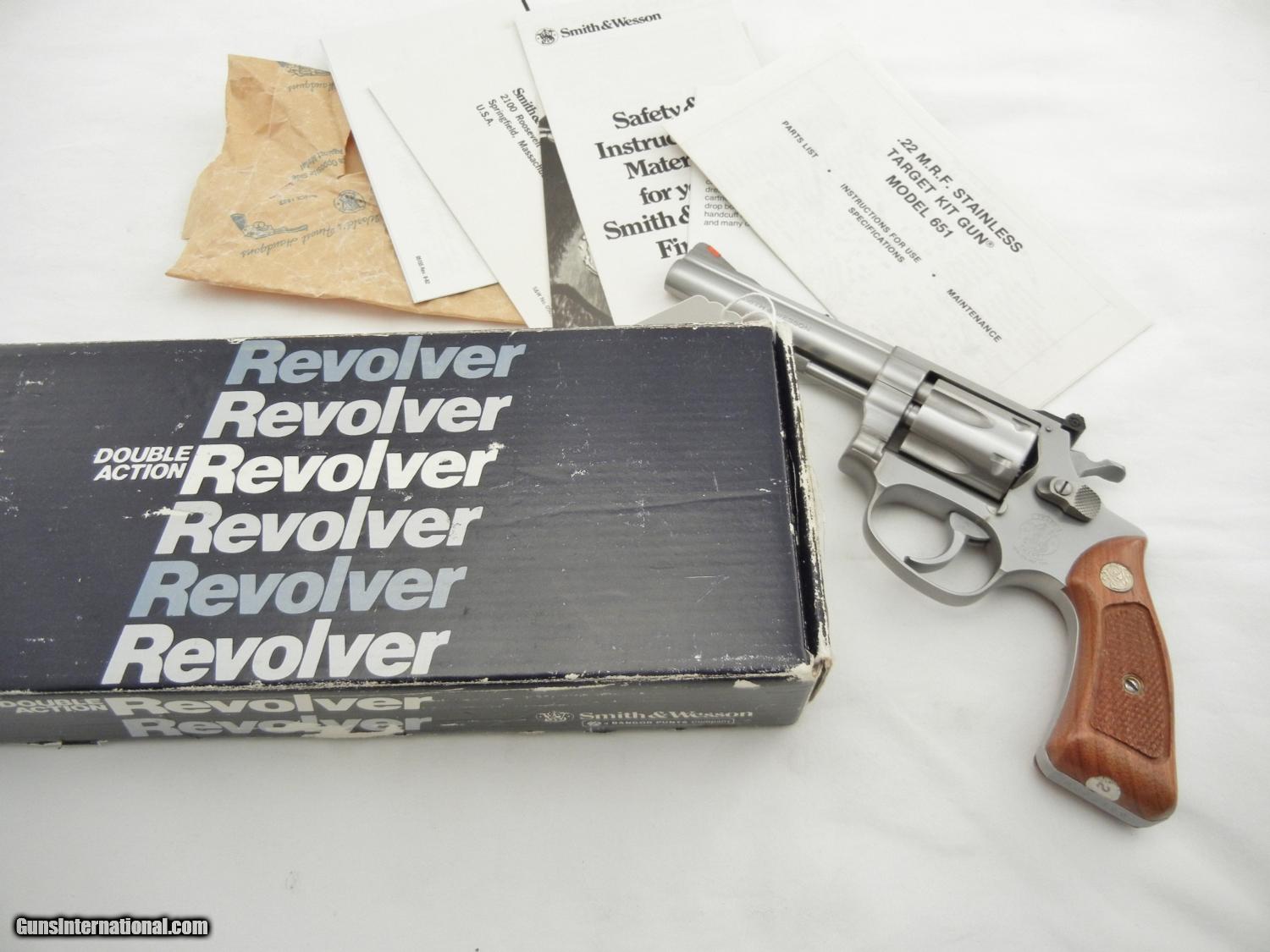 1983 Smith Wesson 651 4 Inch NIB