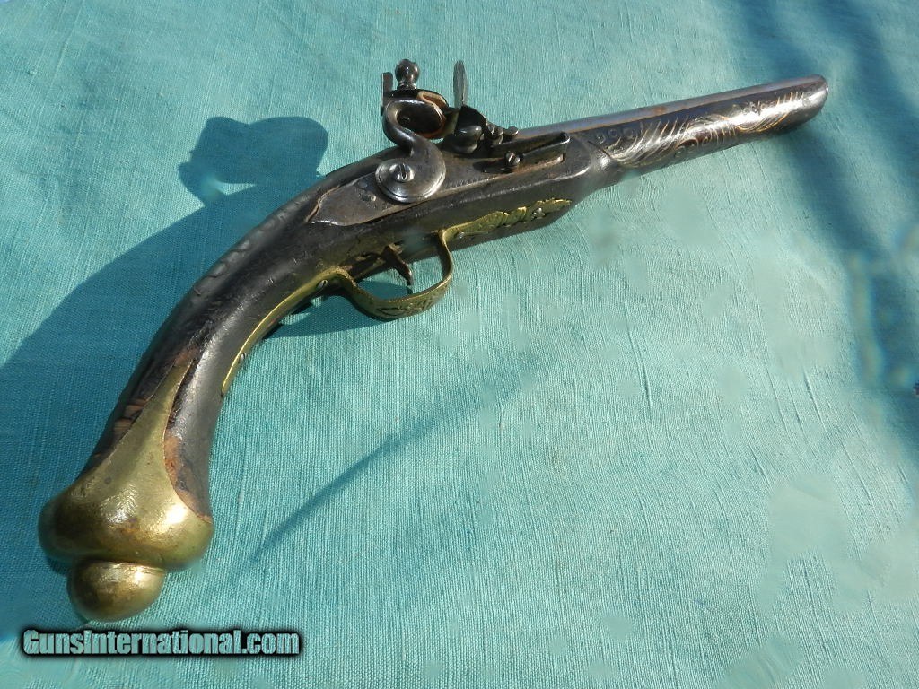 Vintage pirate flintlock pistol