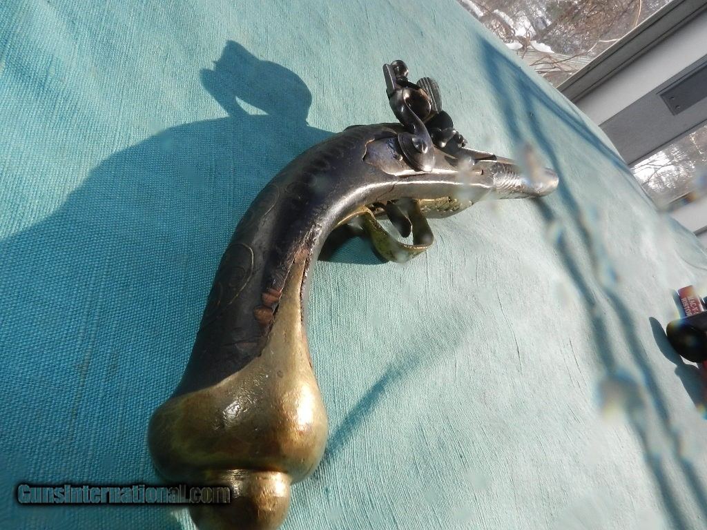 Vintage pirate flintlock pistol