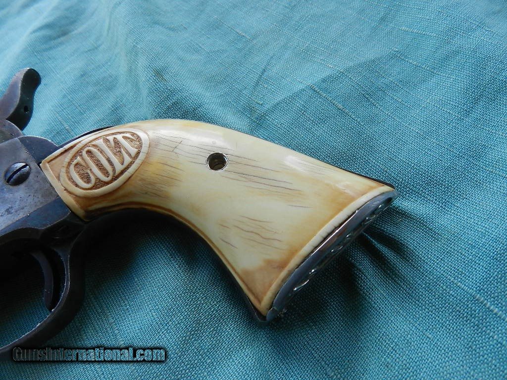 Vintage Colt SAA ivory custom grips