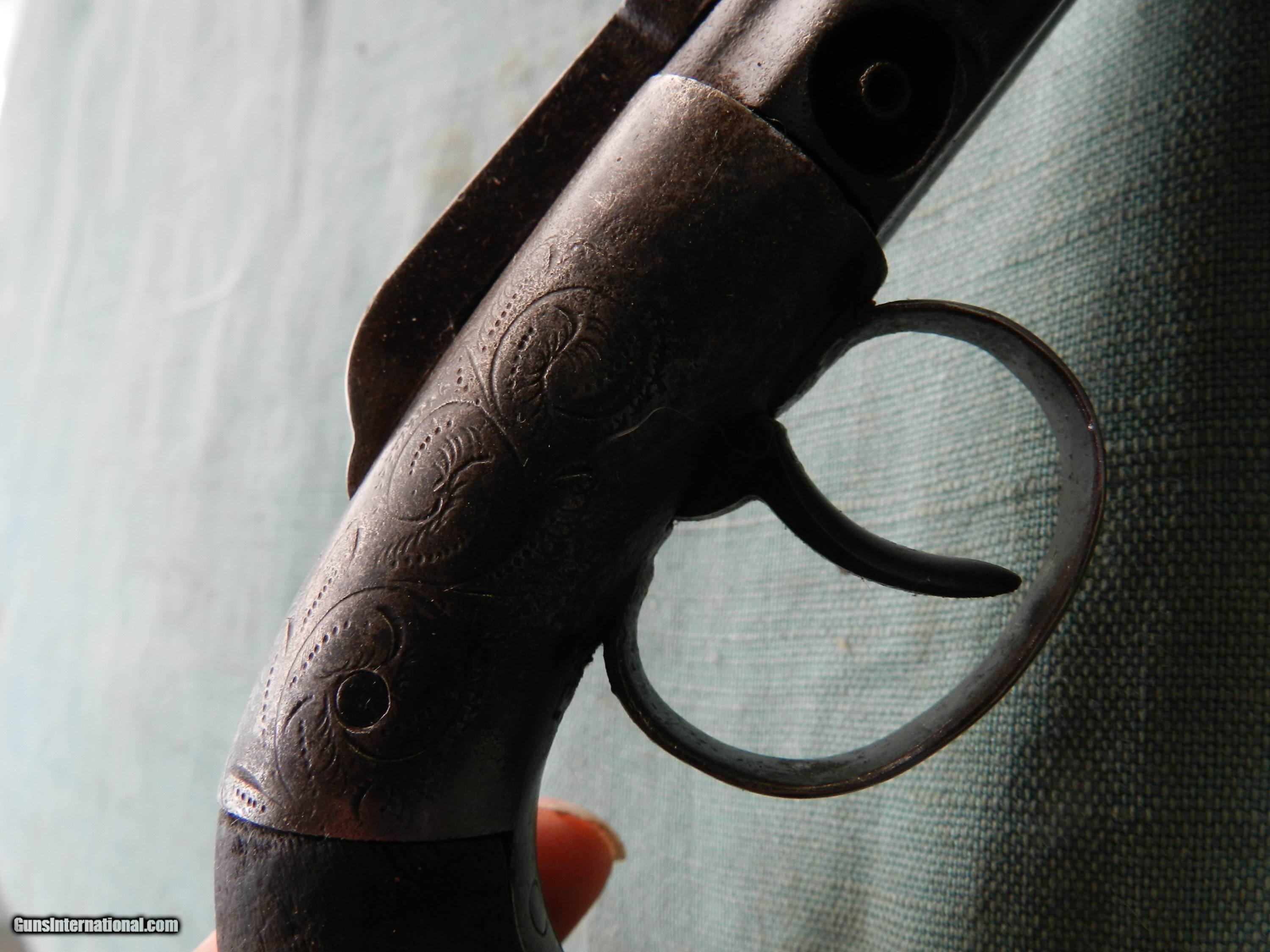 Scarce Manhatten Three Shot Pepperbox for sale