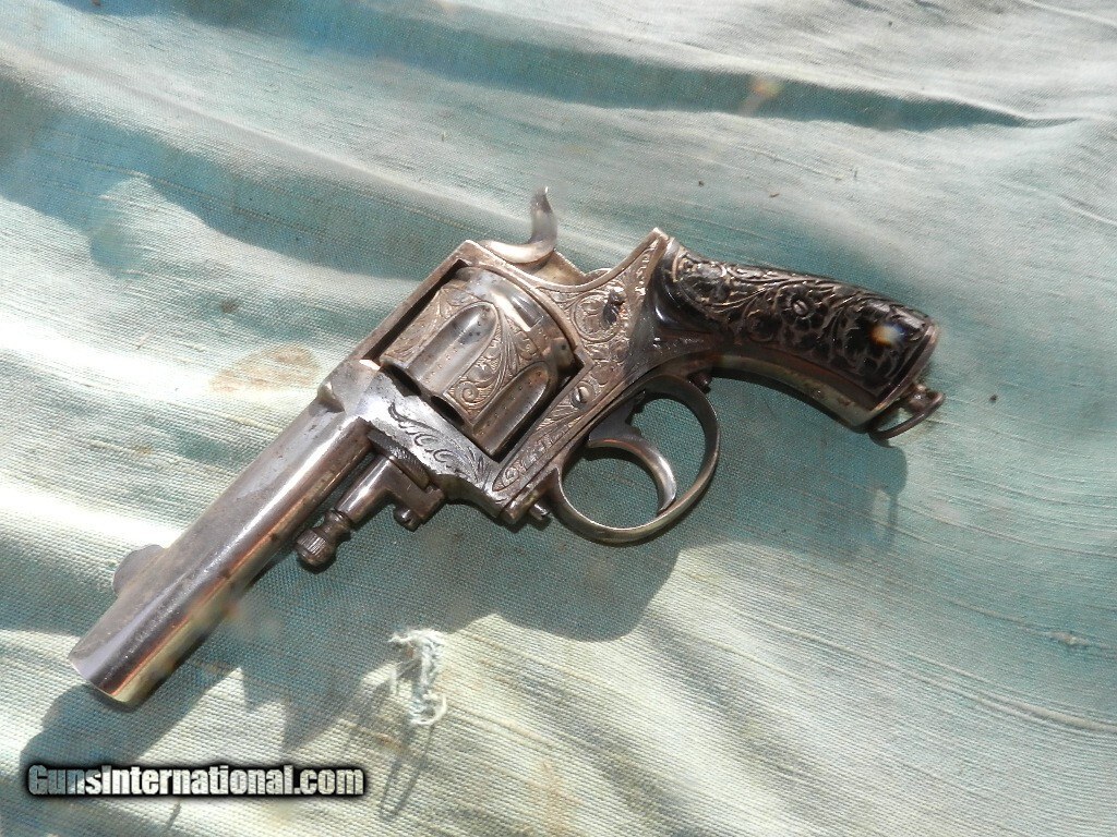 Fancy Full Engraved .38 Revolver for sale