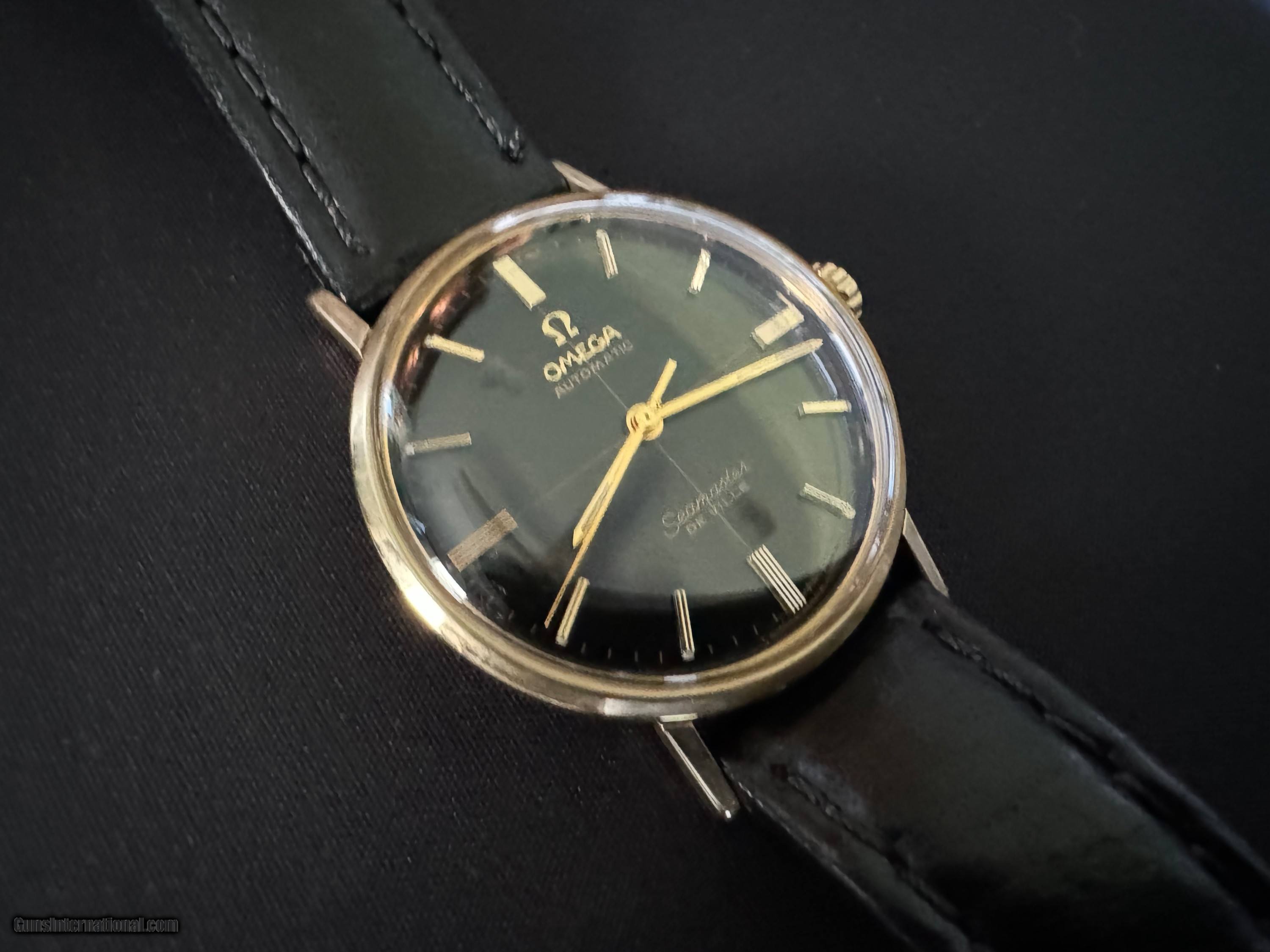 LOWER LOWER PRICE. Beautiful Vintage Omega Seamaster De Ville 14k ...