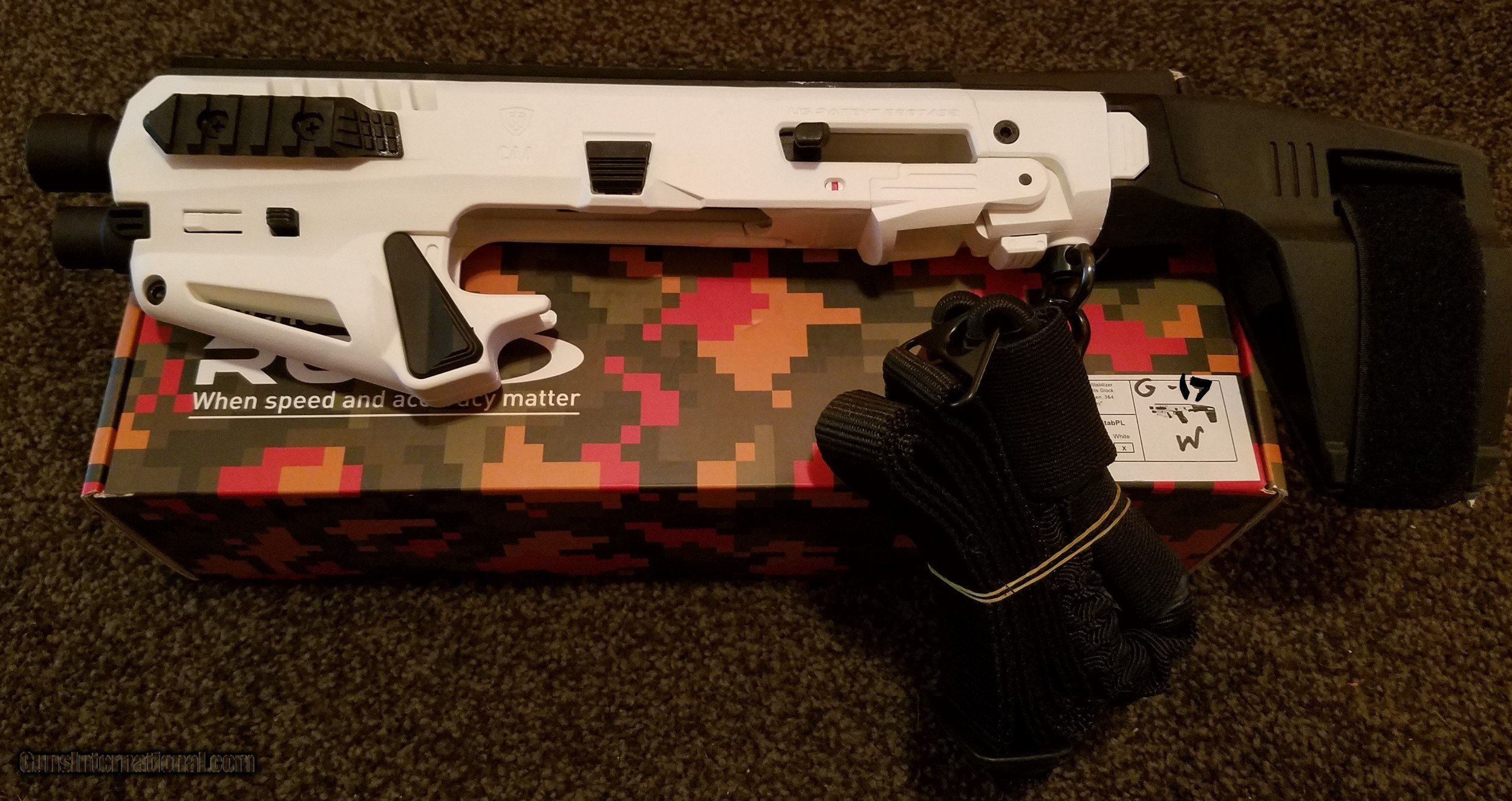 NEW CAA RARE WHITE MICRO RONI STABILIZERS FOR G19/23/32 GEN 3-4 ...