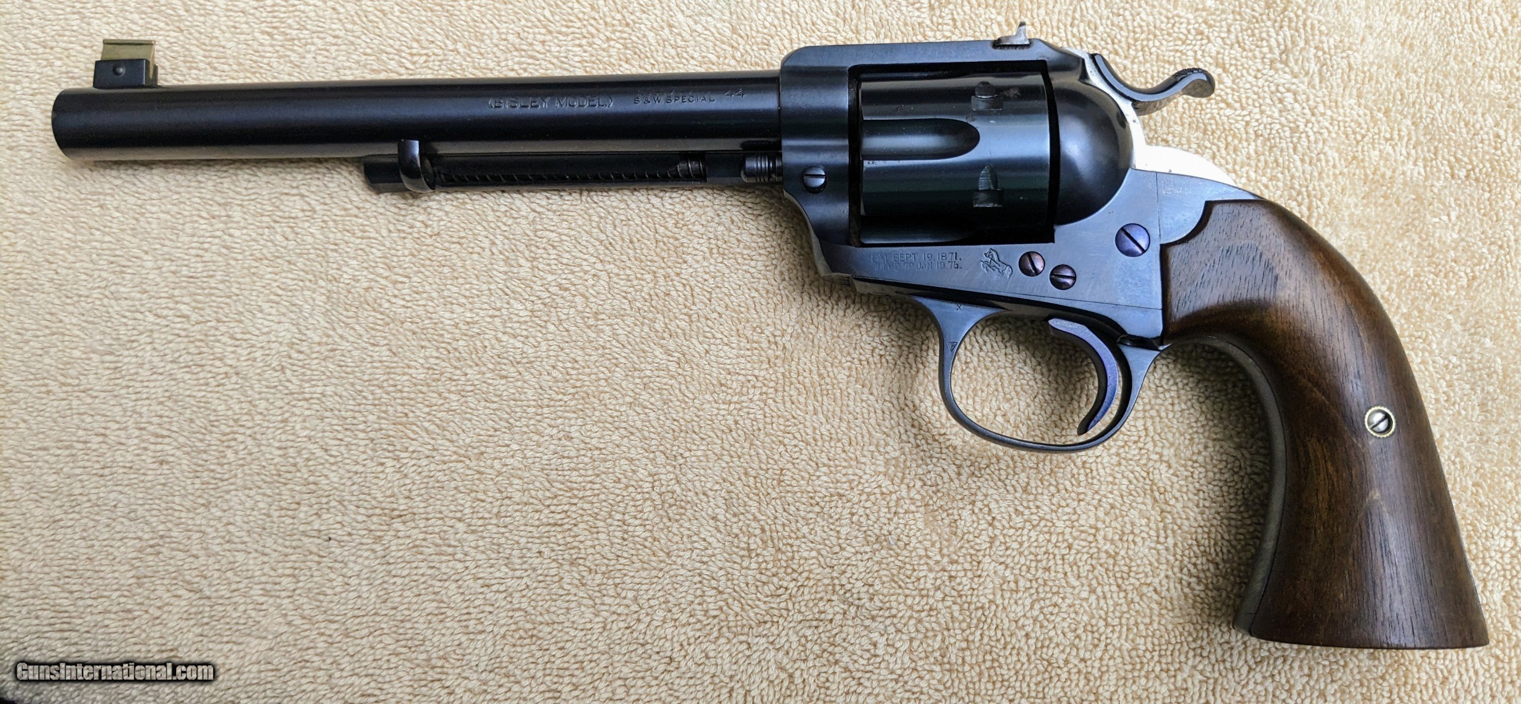 Colt Bisley Model Flat Top Target SAA Near Mint Russian and S&W Special 44