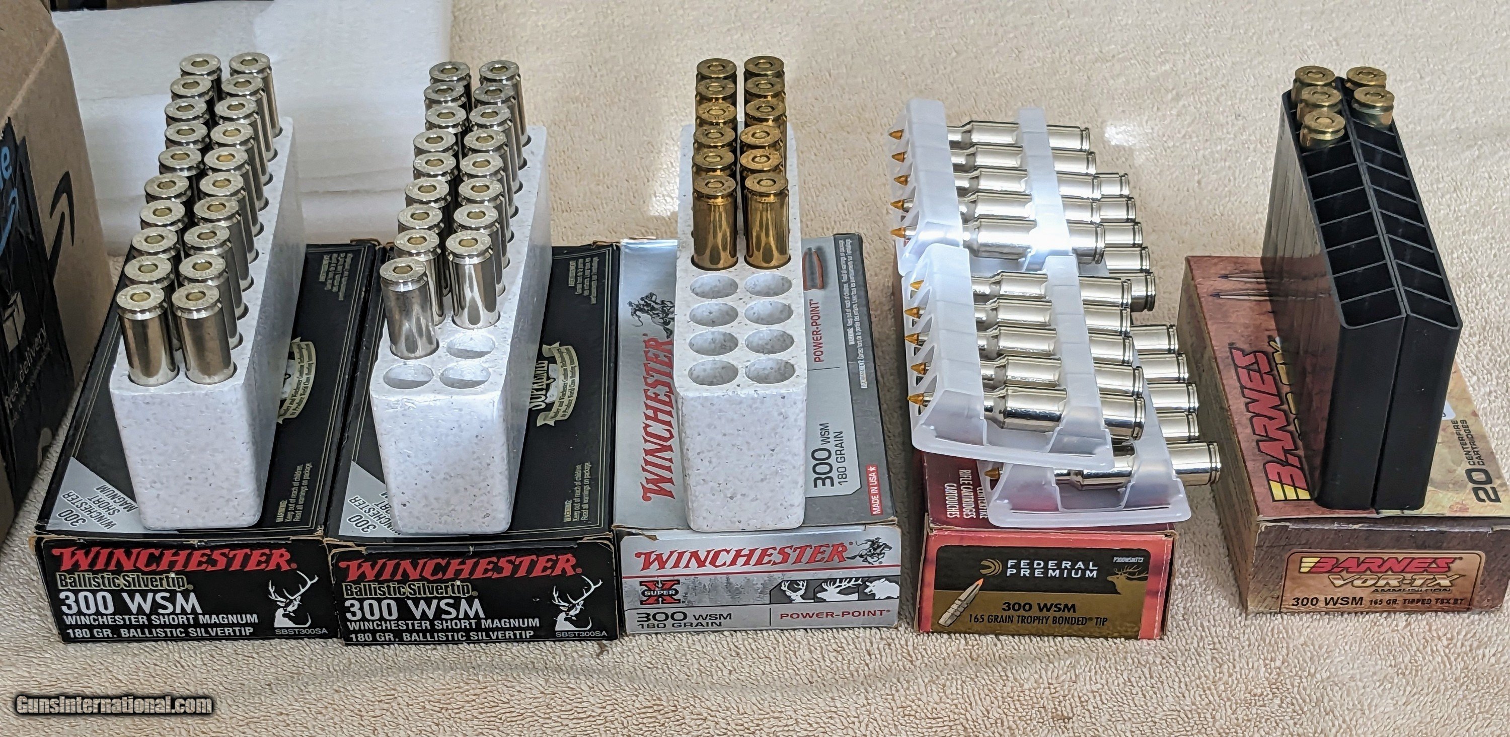 Misc. .300 WSM Factory loads