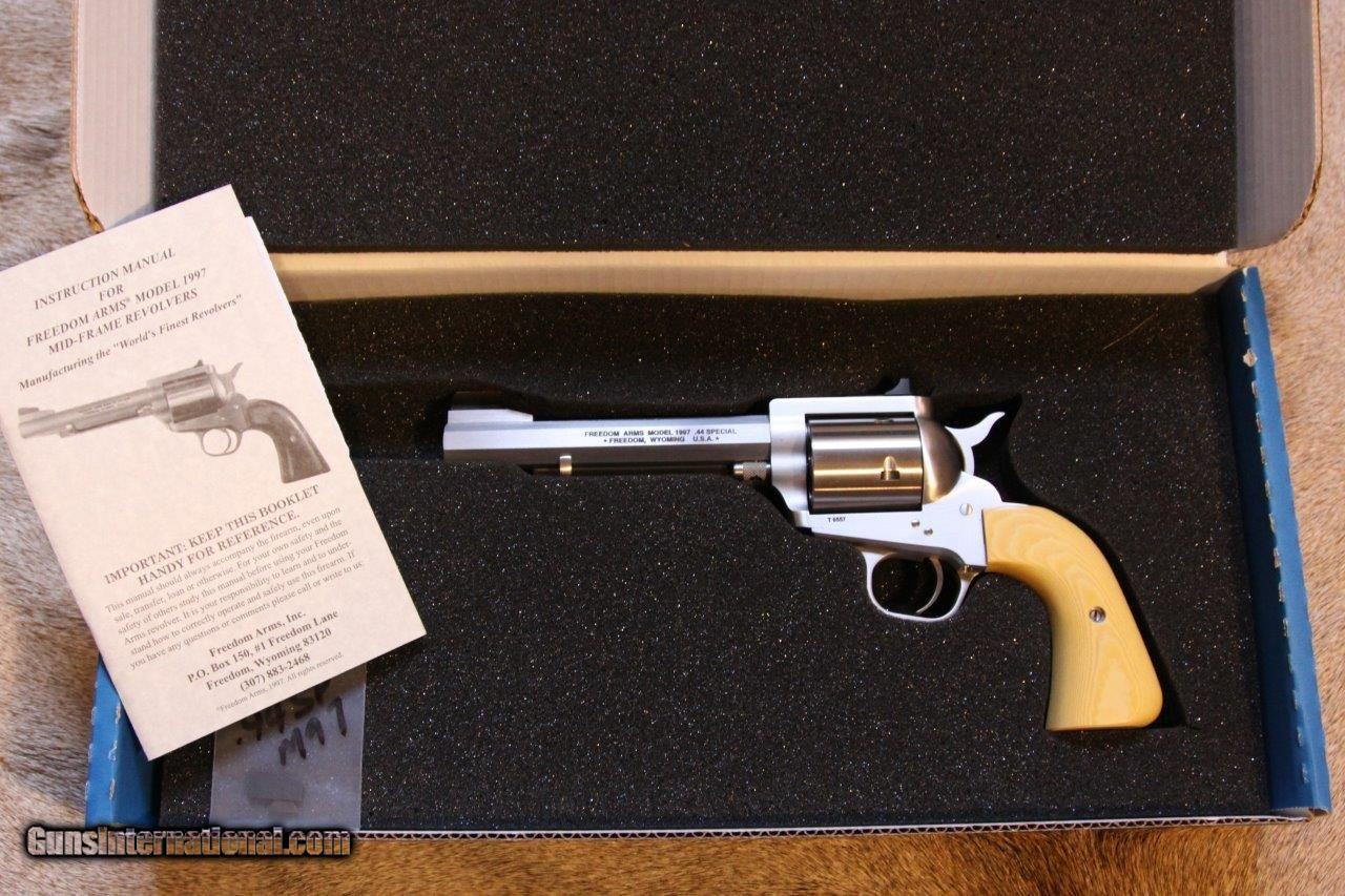 Freedom Arms Model 97 Premier.44 Special 5 1/2" Octagon barrel Round ...