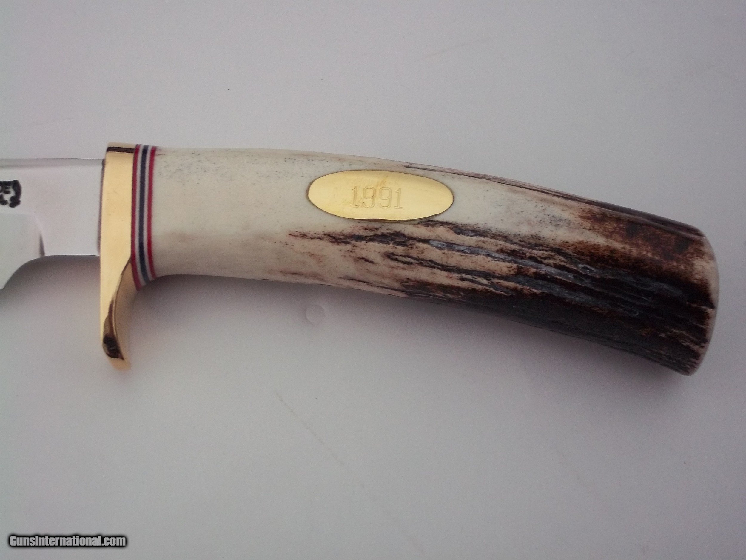 Randall Model # 4-7" Big Game and Skinner, single brass guard, selected ...