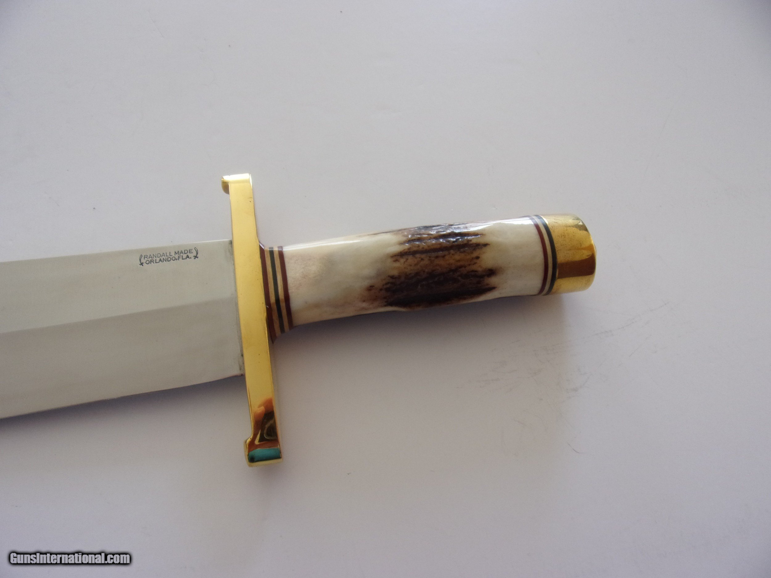 Randall Model # 12-11" Smithsonian Bowie from December 1955-Stag handle ...