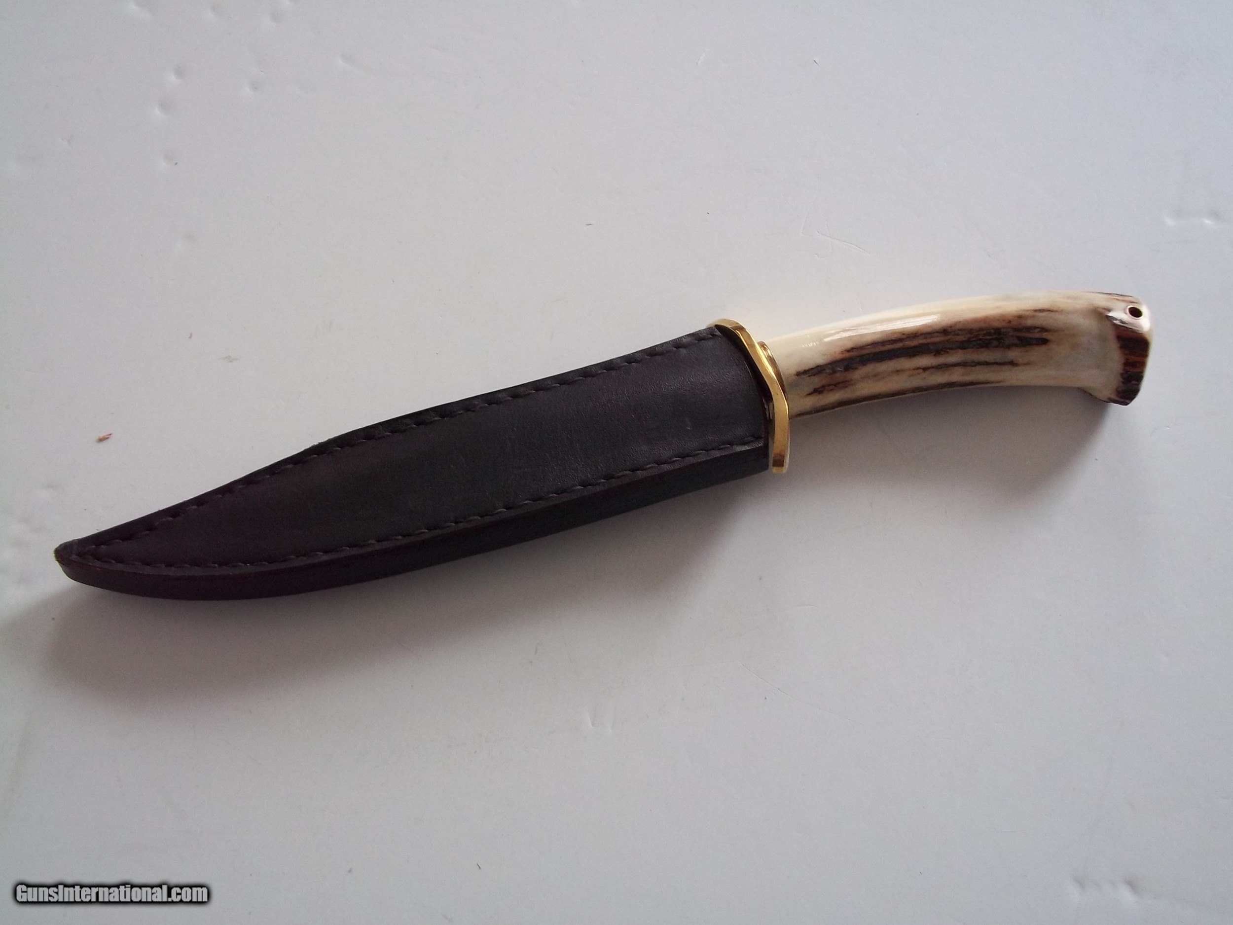 Bill Bagwell One-of-a-kind Combat Bowie with unique double brass guard ...