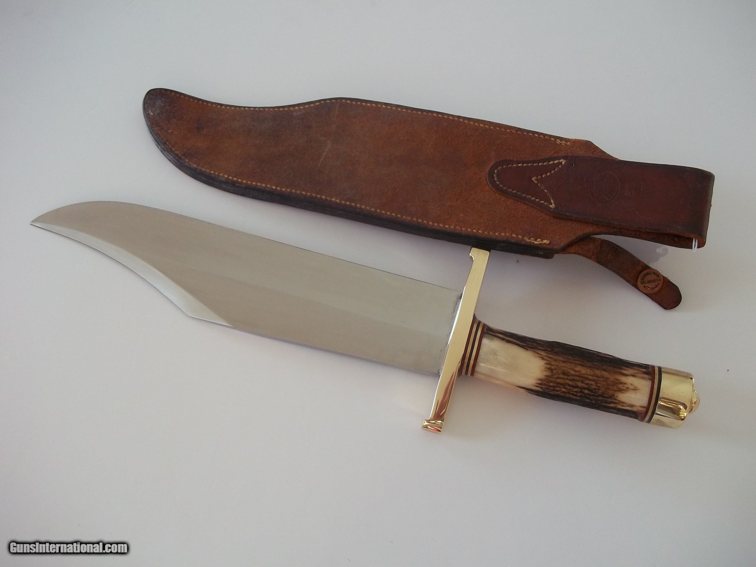 Randall Model # 12-11" Smithsonian Bowie made in 1955, brass lugged ...