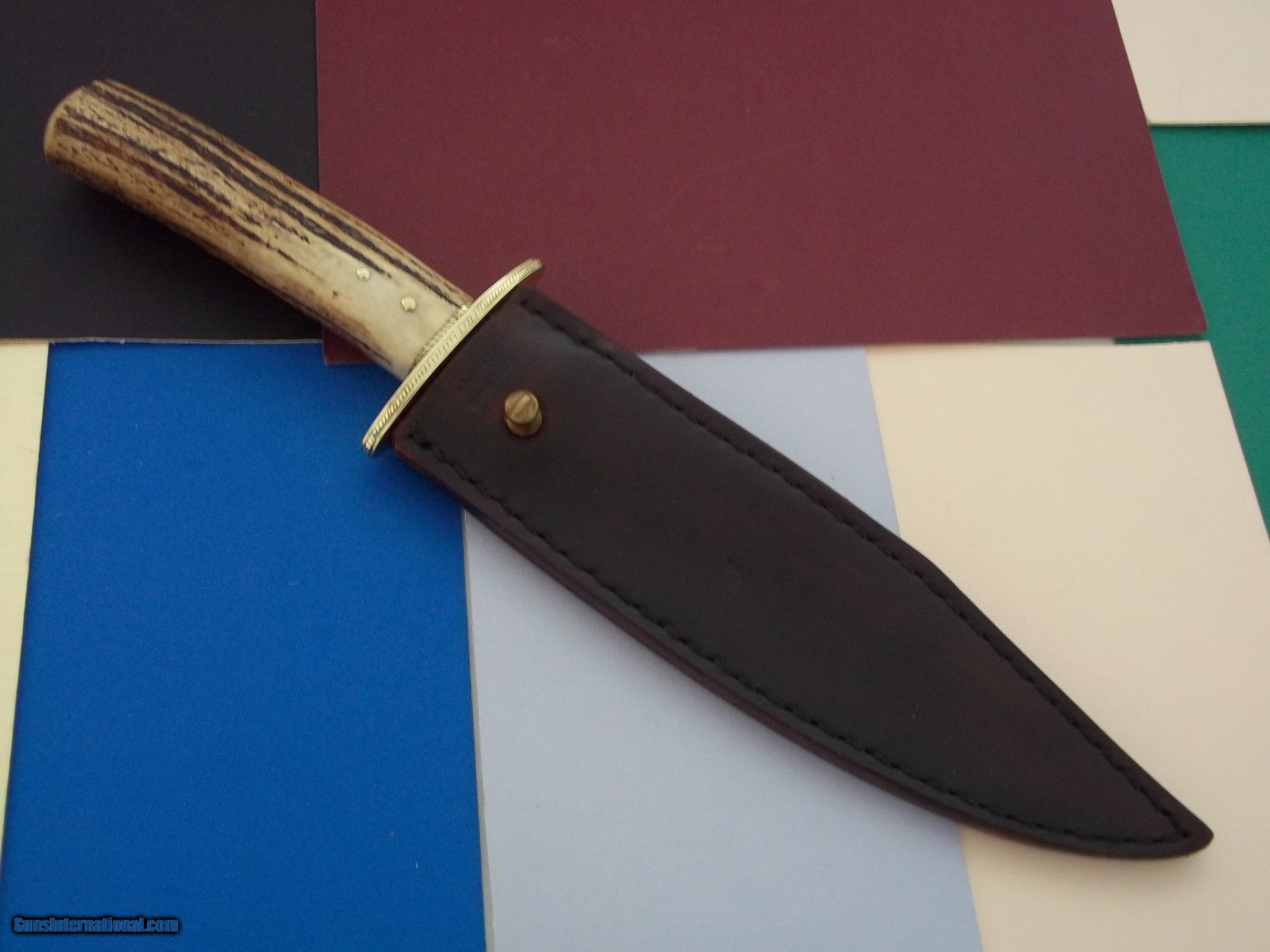 Bill Bagwell Scarce Composite Damascus Bowie"River Styx &Ocean Wave ...