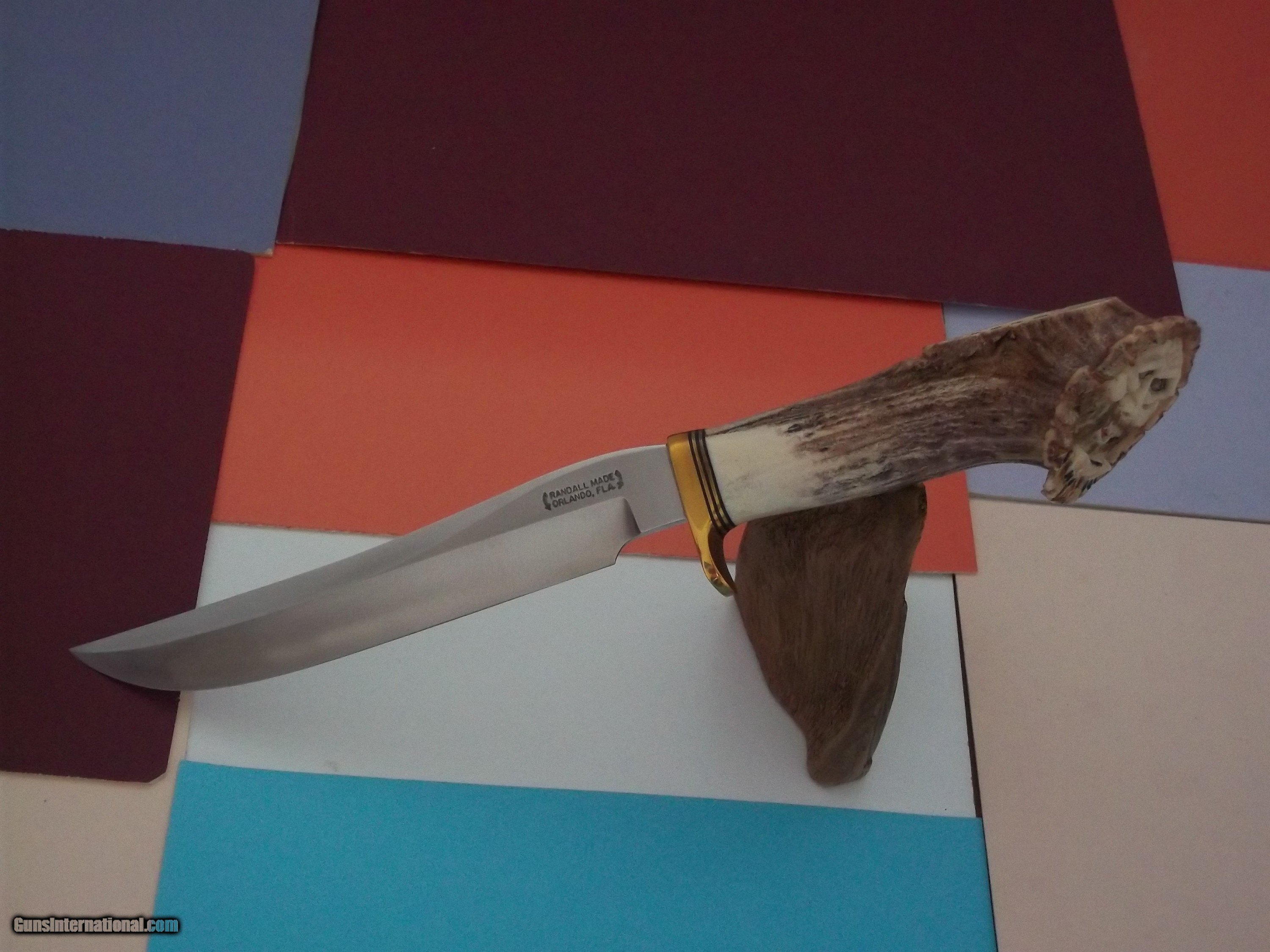 Randall # 3-7' Hunter "FOREST WARLOCK" cerved by Paul G. Grussenmeyer ...