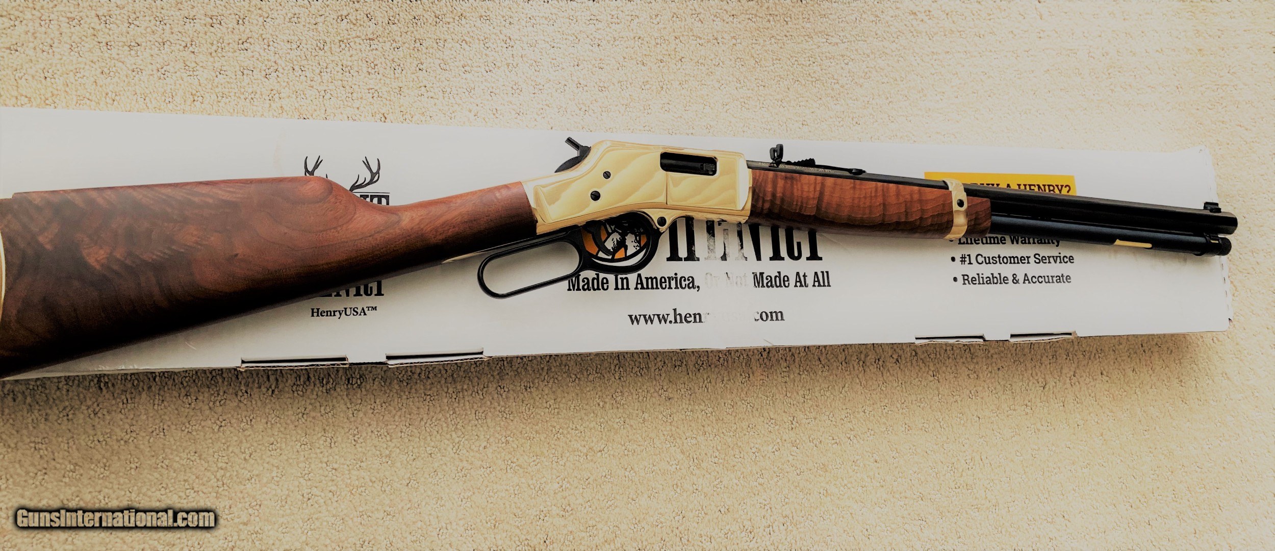 HENRY RIFLE, BIG BOY CLASSIC, 44 MAGNUM, 20 INCH OCTAGON