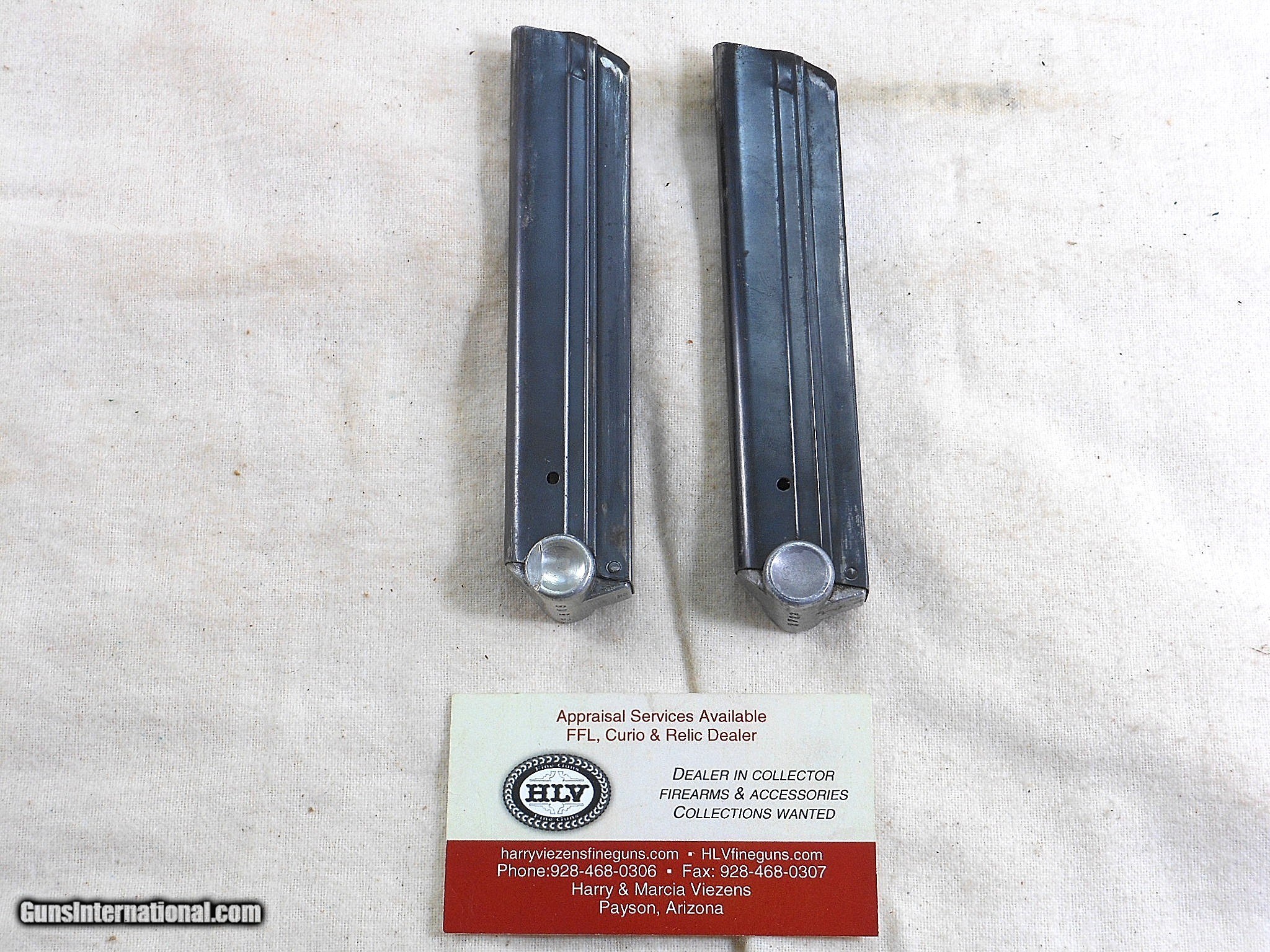 Original Early Luger Magazines World War 2 Production for sale