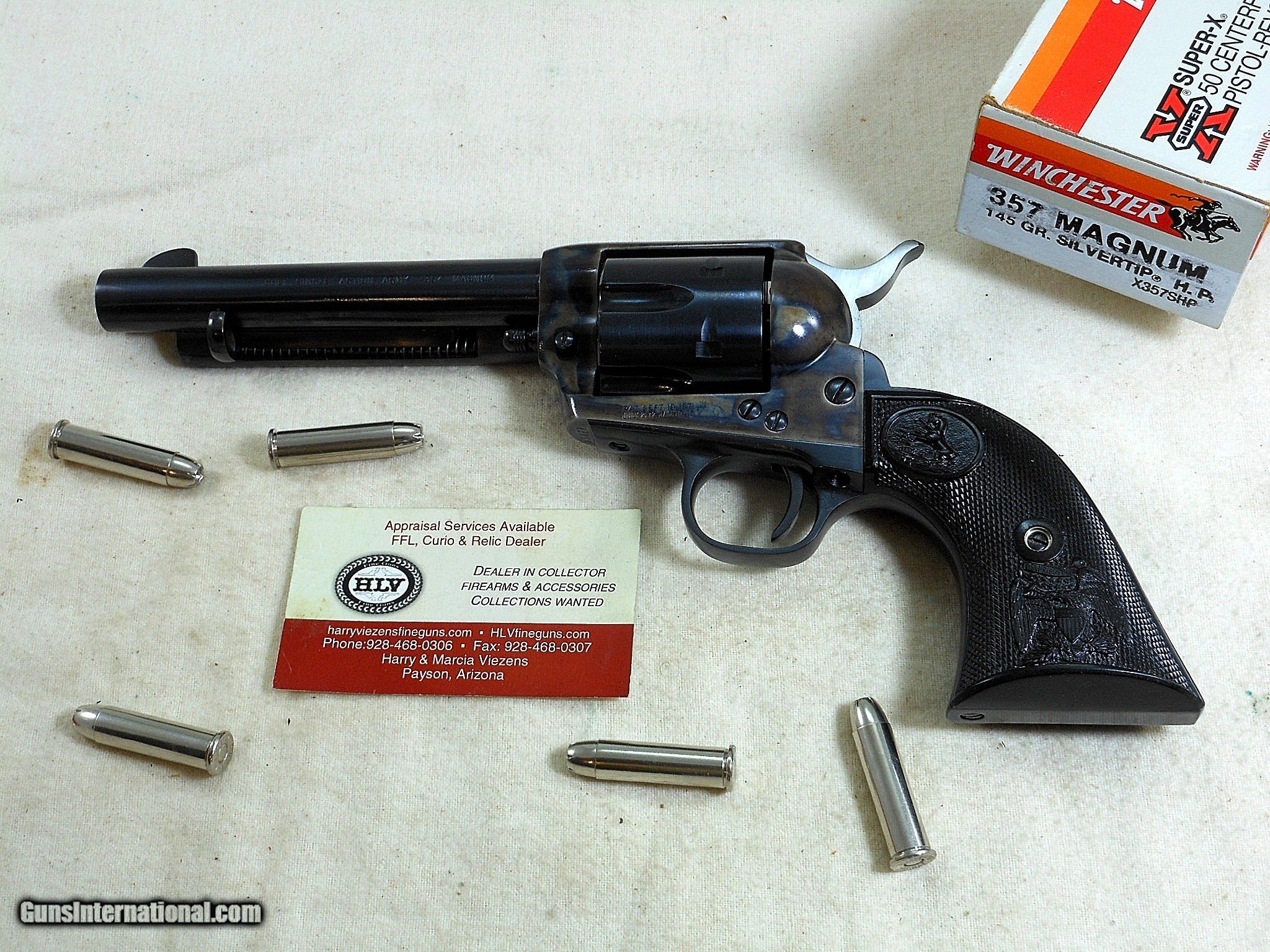 Colt Second Generation Single Action Army In 357 Magnum With Stunning ...