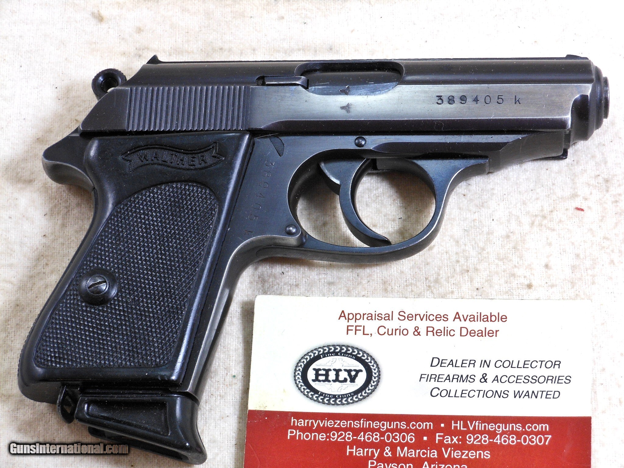Walther Late War P.P.K. Commercial Pistol In Very Fine Condition for sale