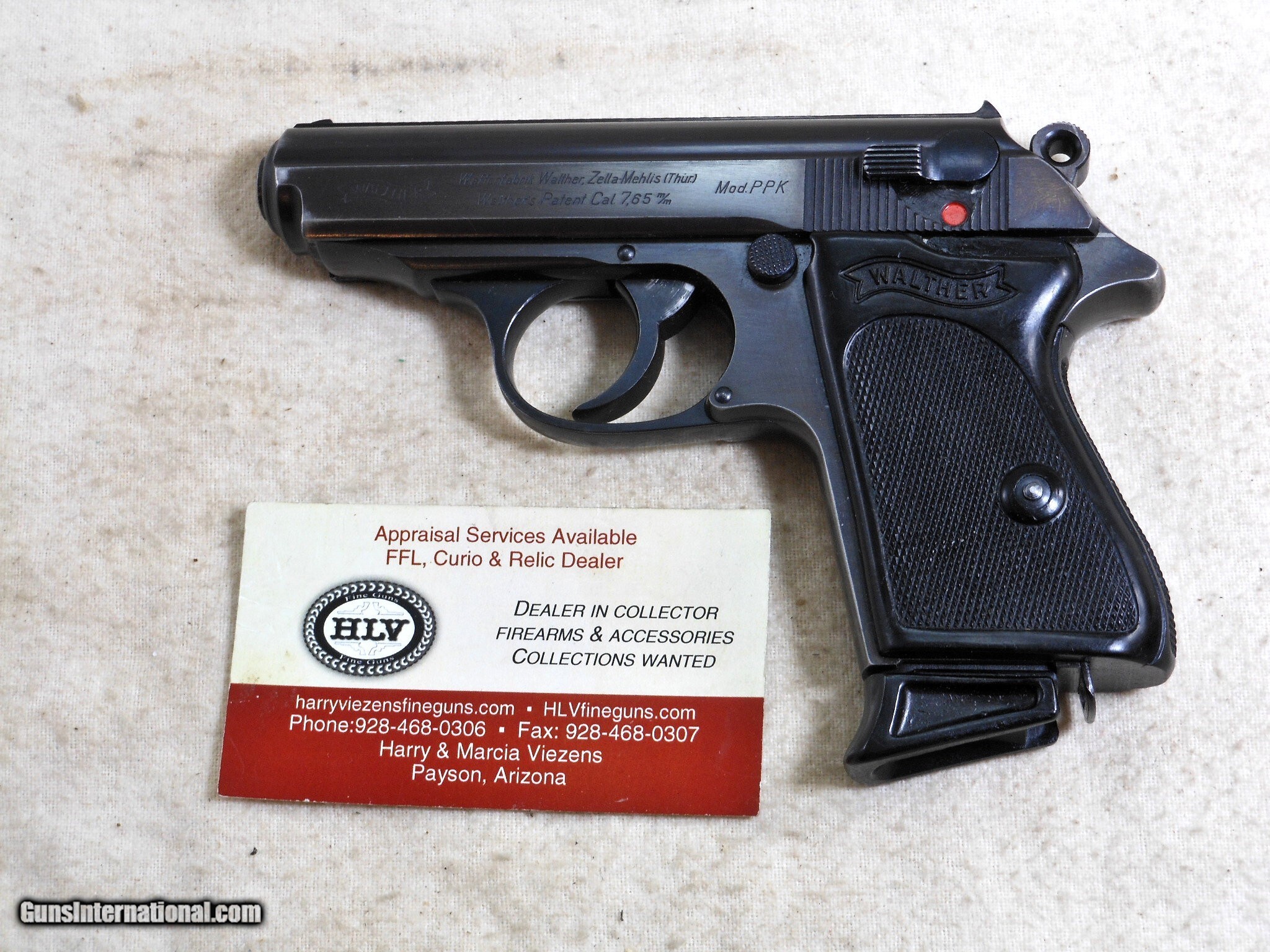 Walther Late War P.P.K. Commercial Pistol In Very Fine Condition for sale