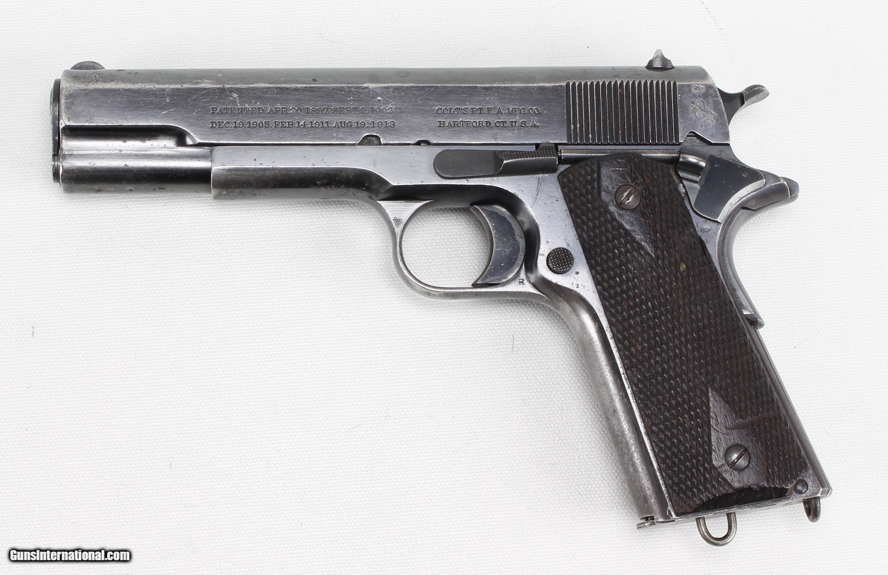 COLT 1911, "1914 MFG, British Commercial Proof", Engraved " M. WILDER ...