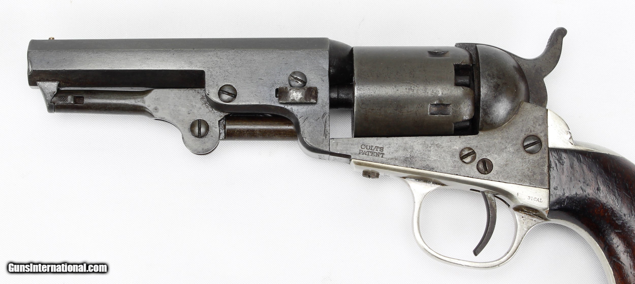 COLT 1849, POCKET REVOLVER, .31 CAL, Octagon 4" Barrel, "All Matching ...