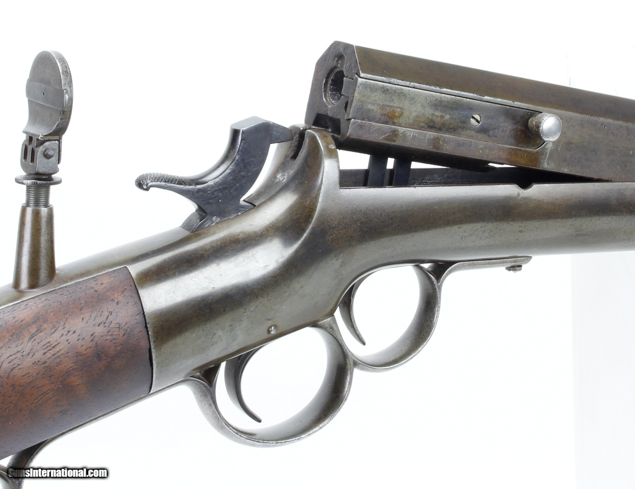 Frank Wesson 1870 "Two Trigger" Large Frame Second Type Rifle .32 Long ...