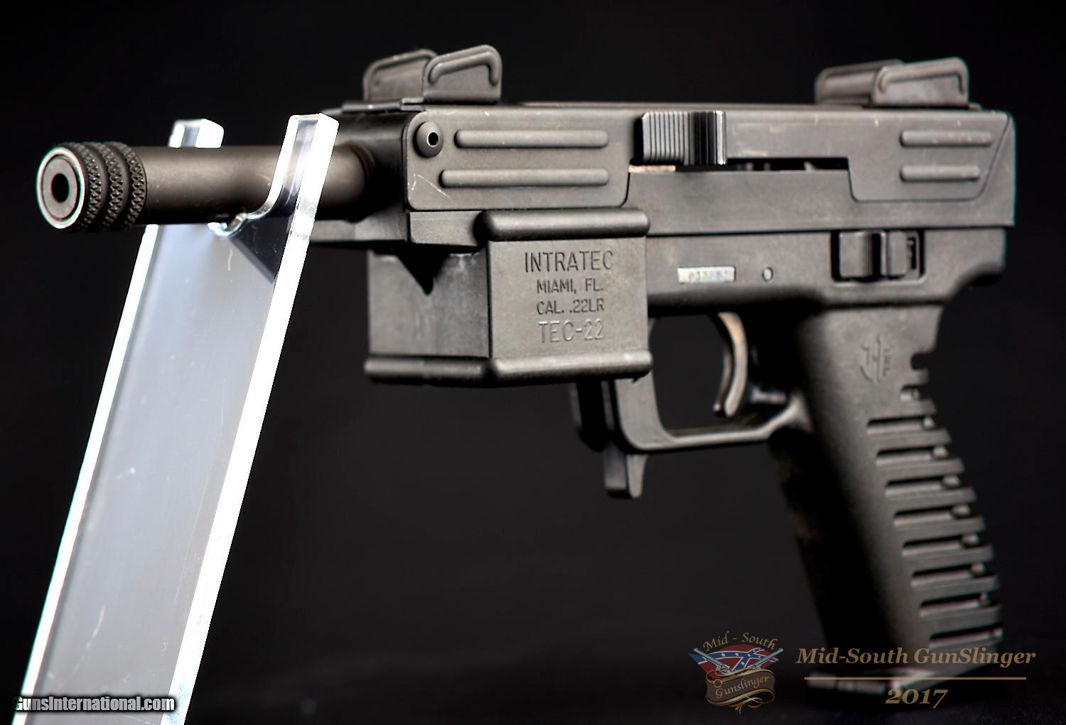 Intratec Tec-22T Scorpion - 22LR – Threaded Barrel – 30 Rd Mag – No CC ...